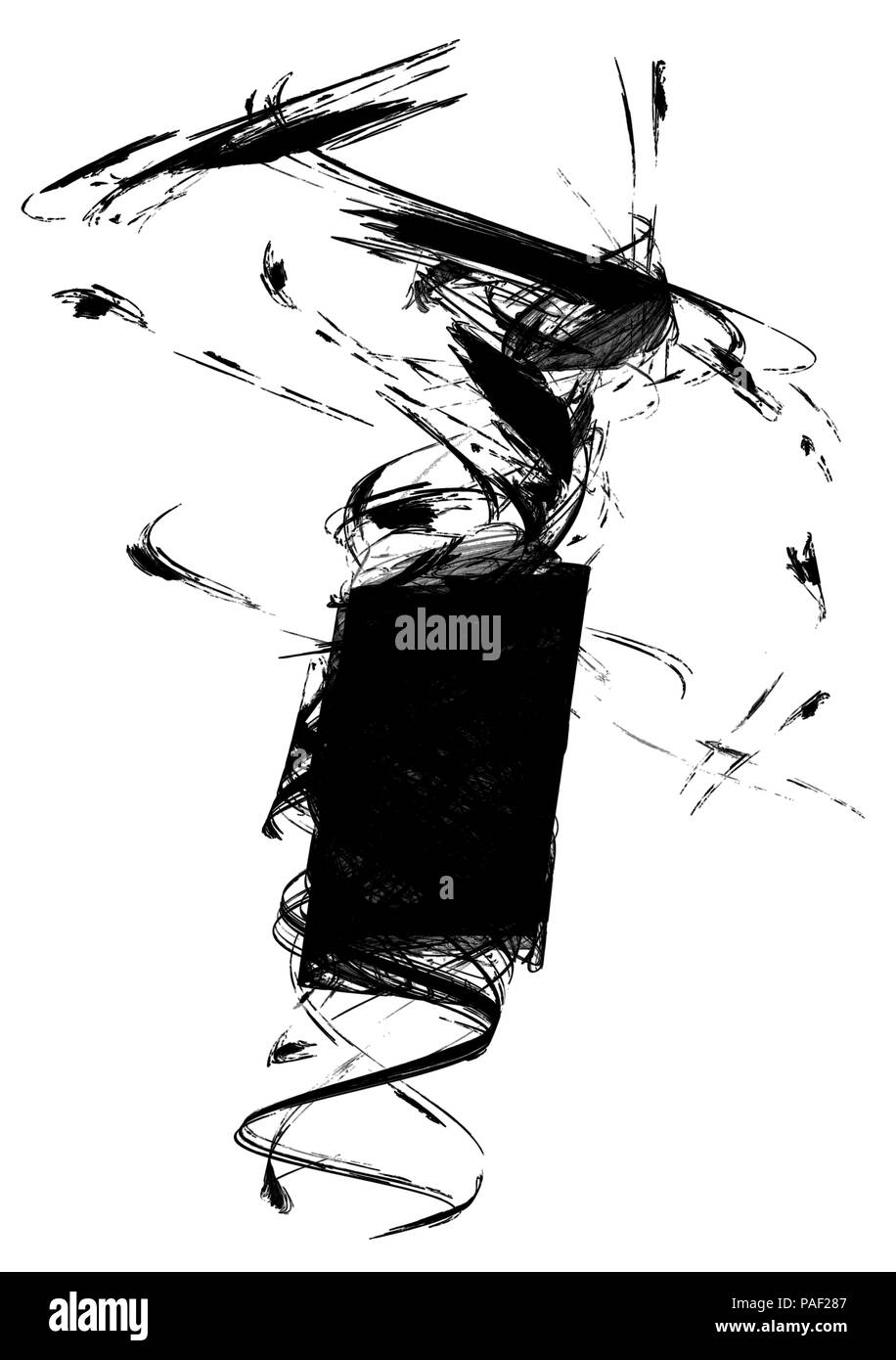 Black ink spill hi-res stock photography and images - Alamy
