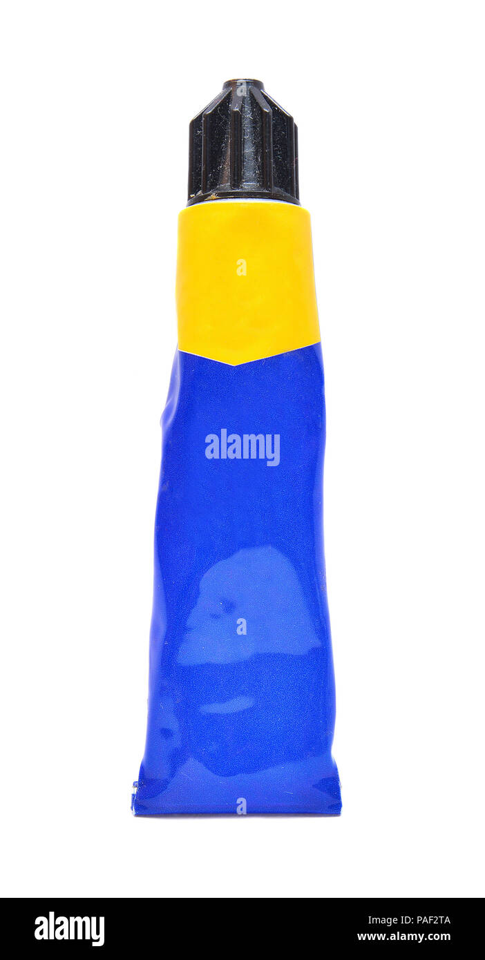 glue tube isolated on white Stock Photo - Alamy
