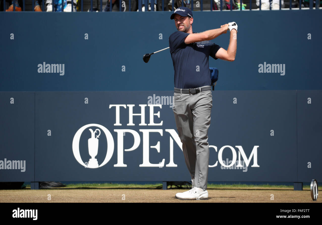 Webb simpson carnoustie 2018 hi-res stock photography and images - Alamy