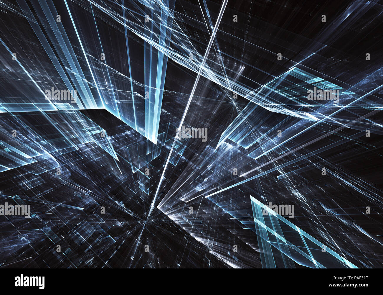 Abstract technology 3D illustration Stock Photo - Alamy