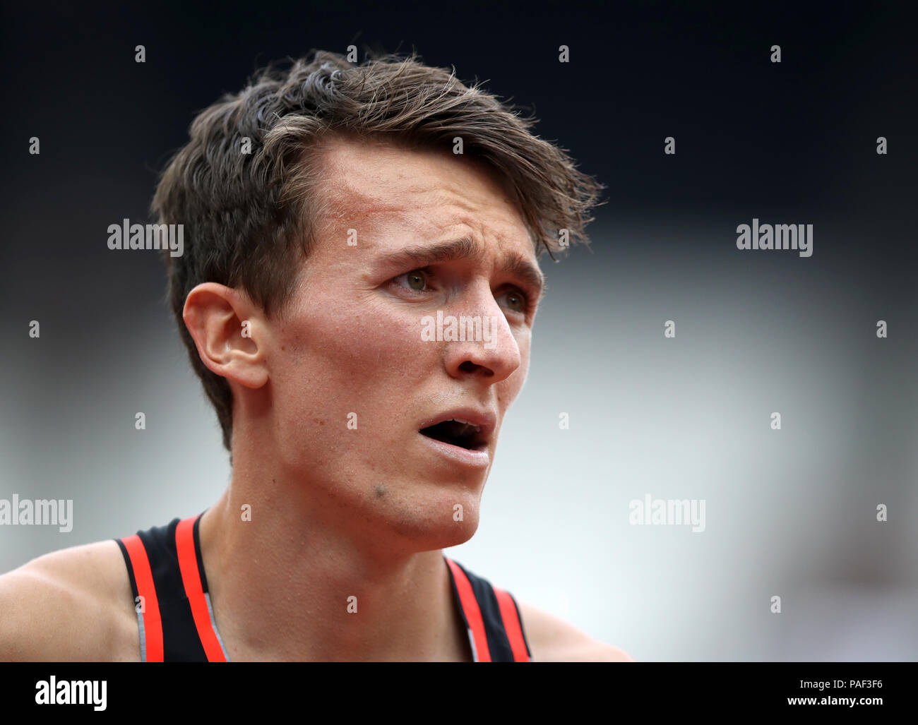 Great Britain's Jake Wightman after the Men's 800m during day two of ...