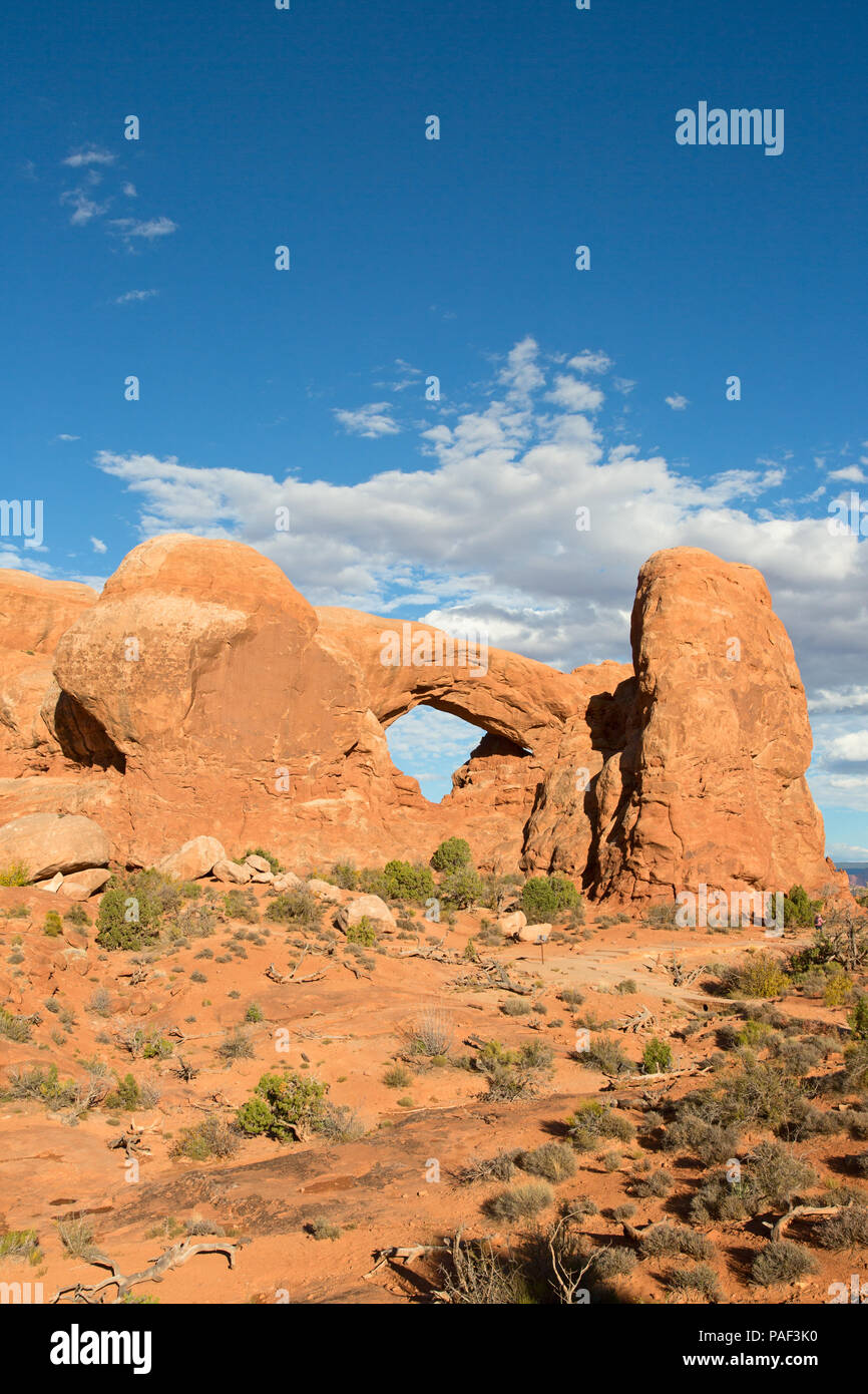 Famous Windows arch in the Arches National park, Utah, USA Stock Photo ...