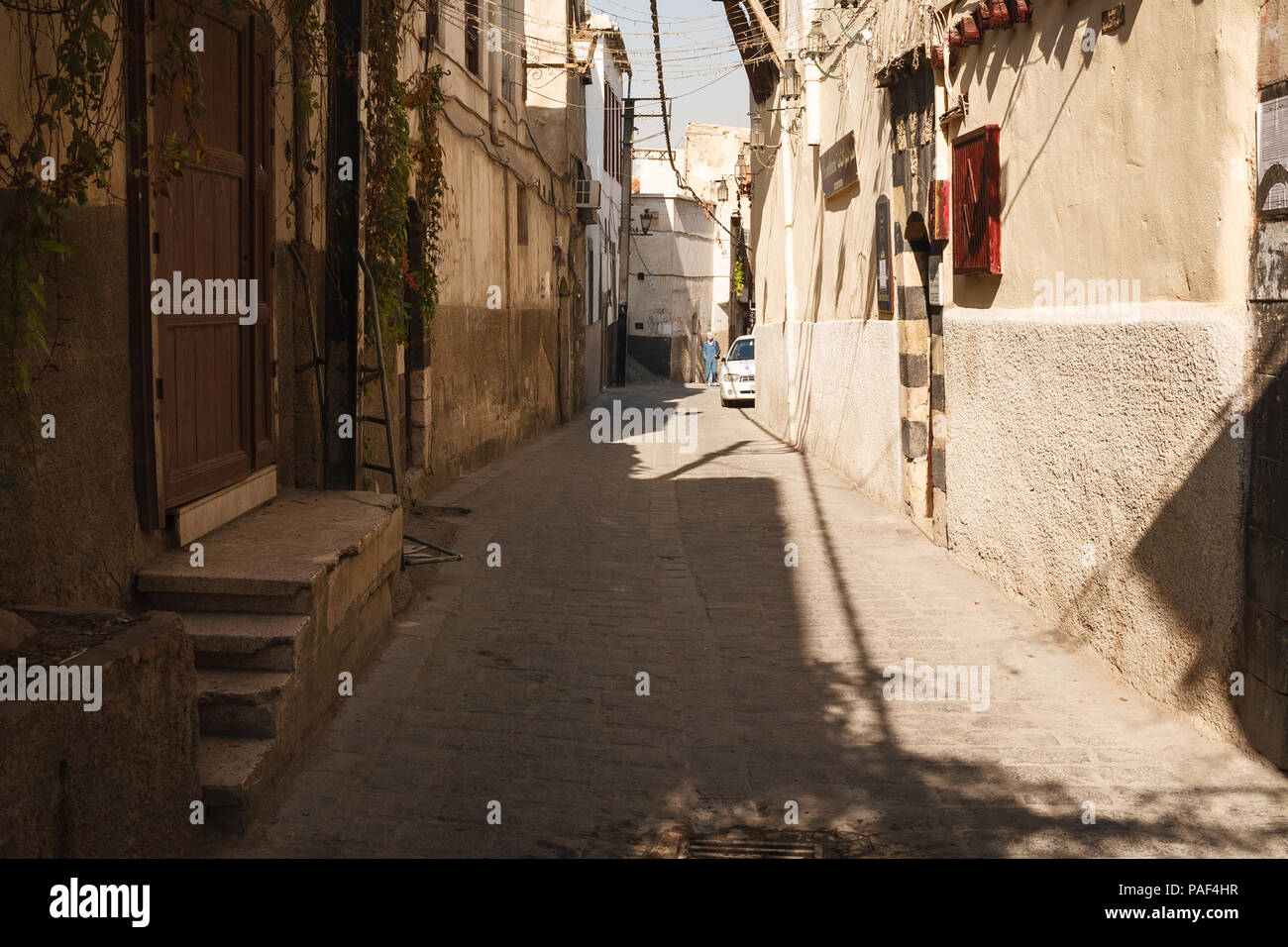 SYRIA, DAMASCUS, December 1,2008: Street in Damascus, Syria Stock Photo ...