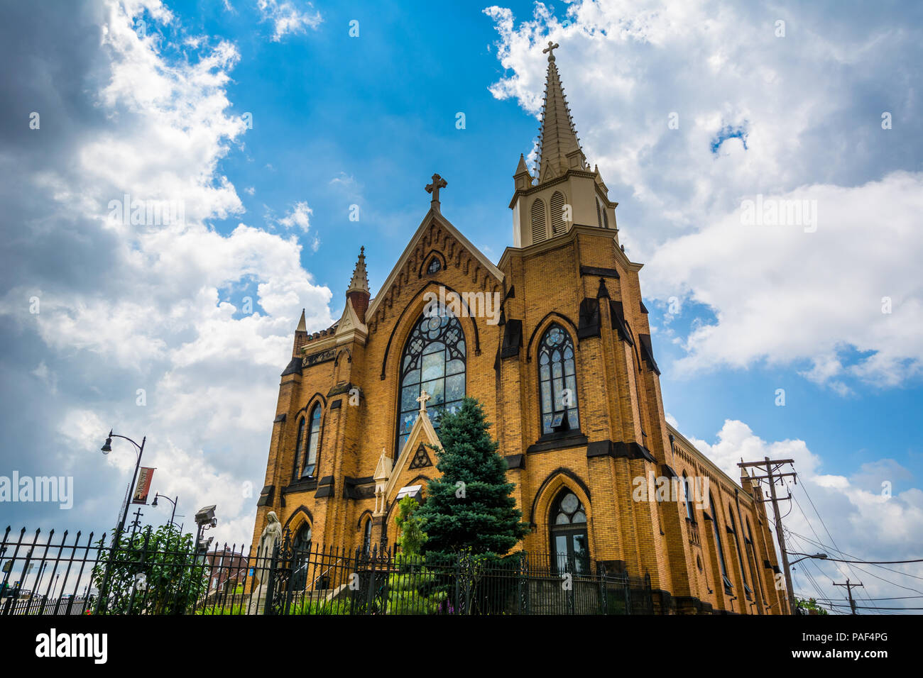 St. Mary of the Mount Church, on Mount Washington, in Pittsburgh ...