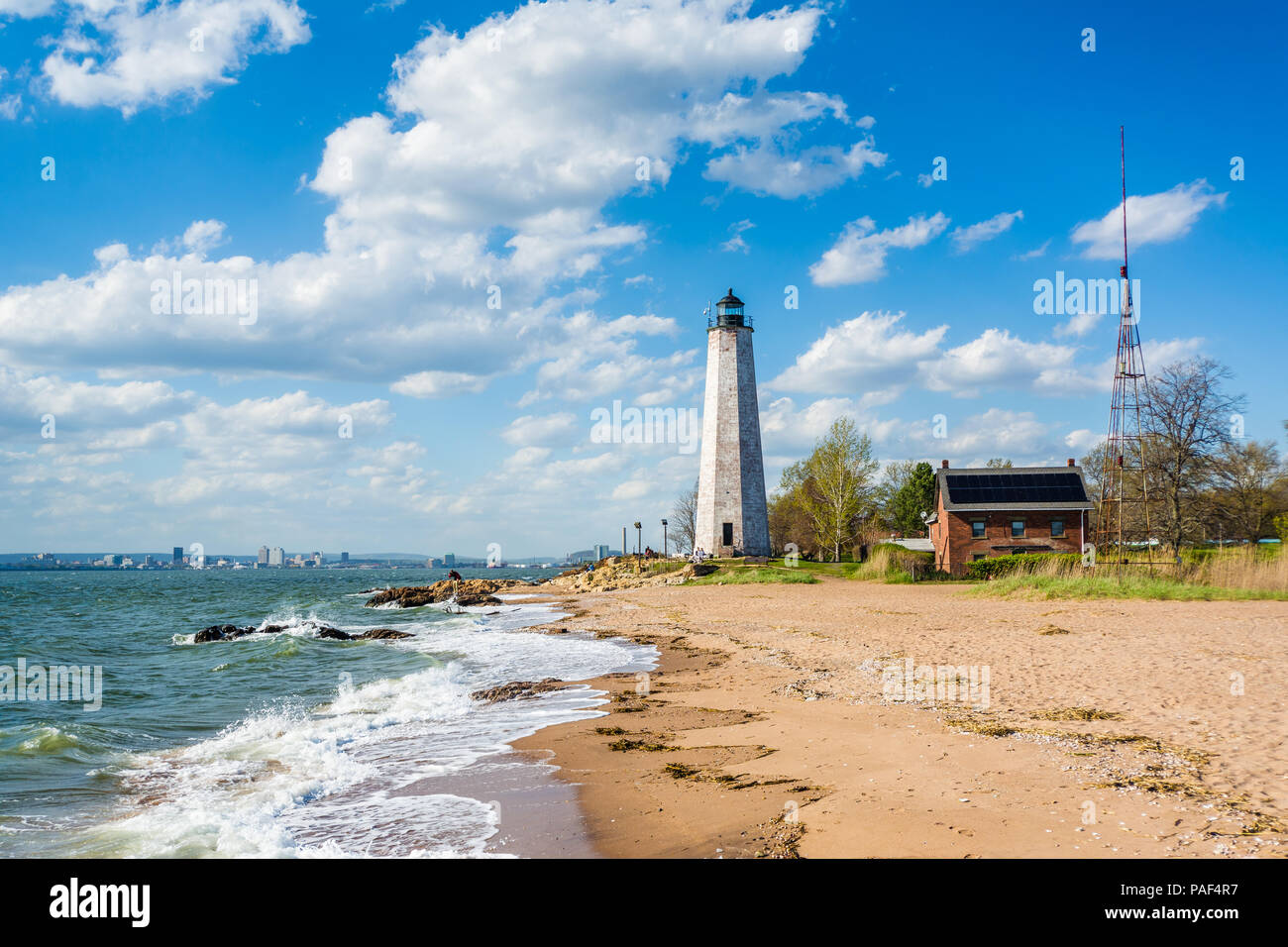 Lighthouse point park connecticut hi-res stock photography and images ...