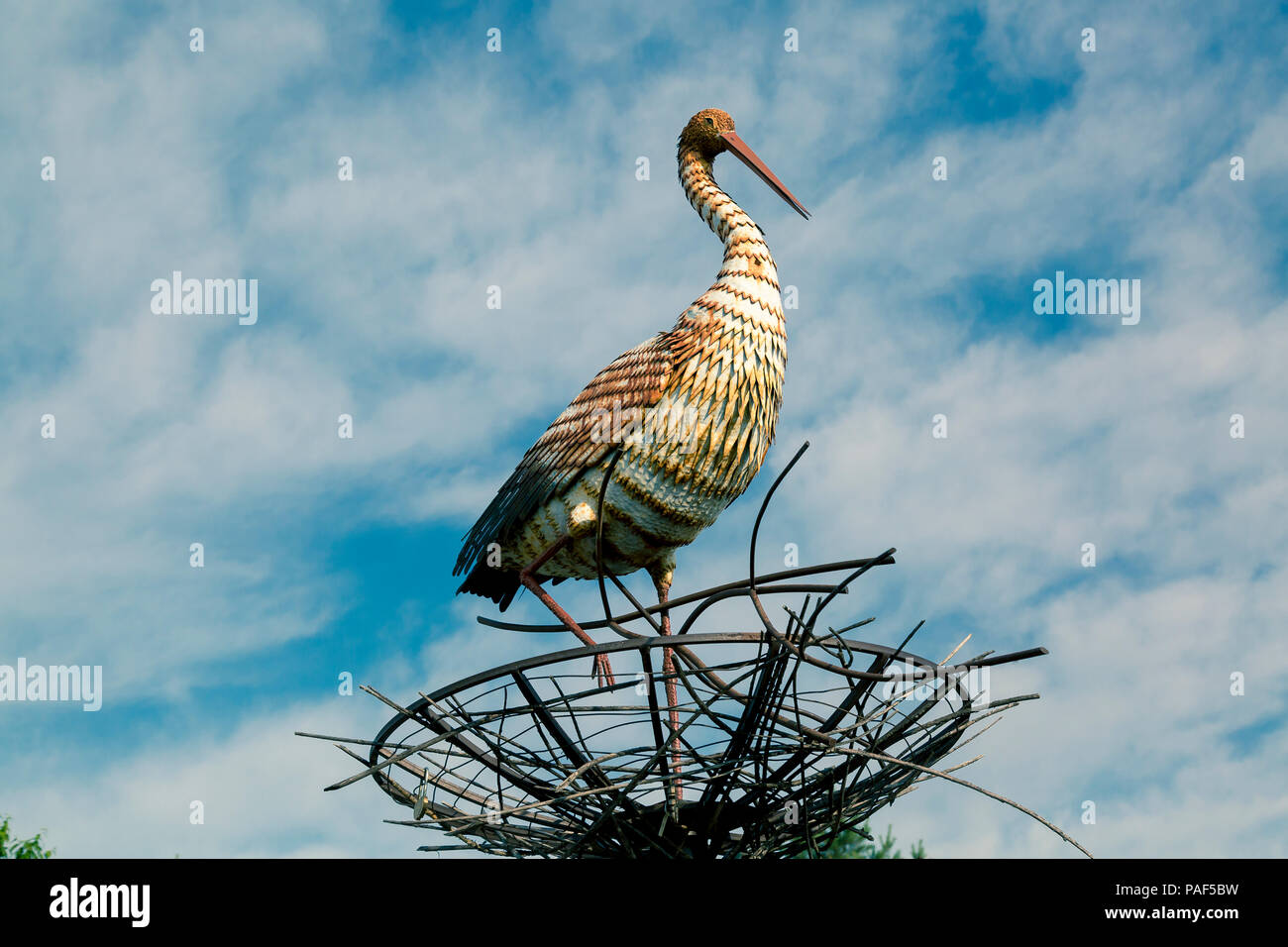 Artificial stork nest hi-res stock photography and images - Alamy