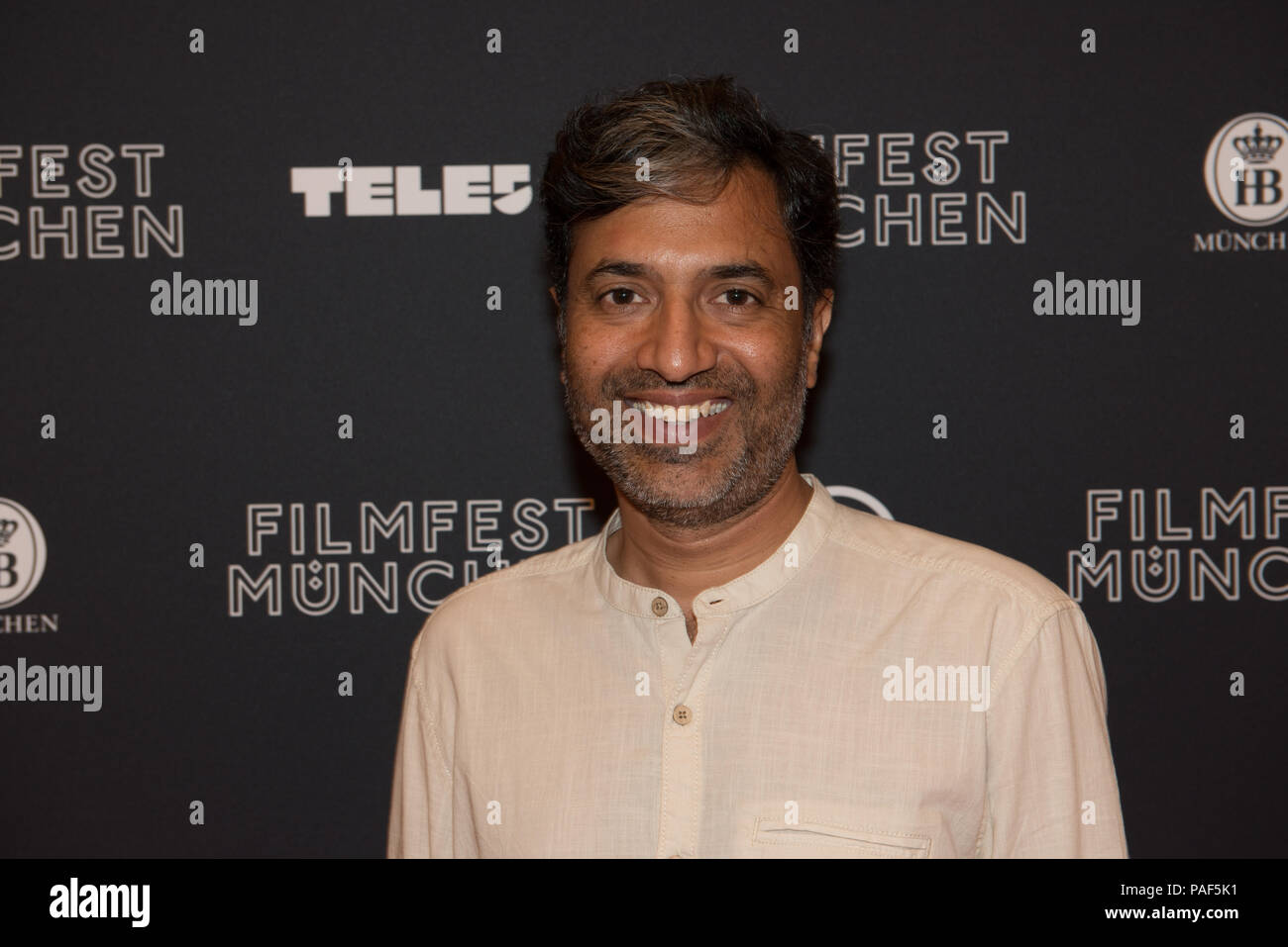 Indian director Pushpendra Singh before the screening of his film ...