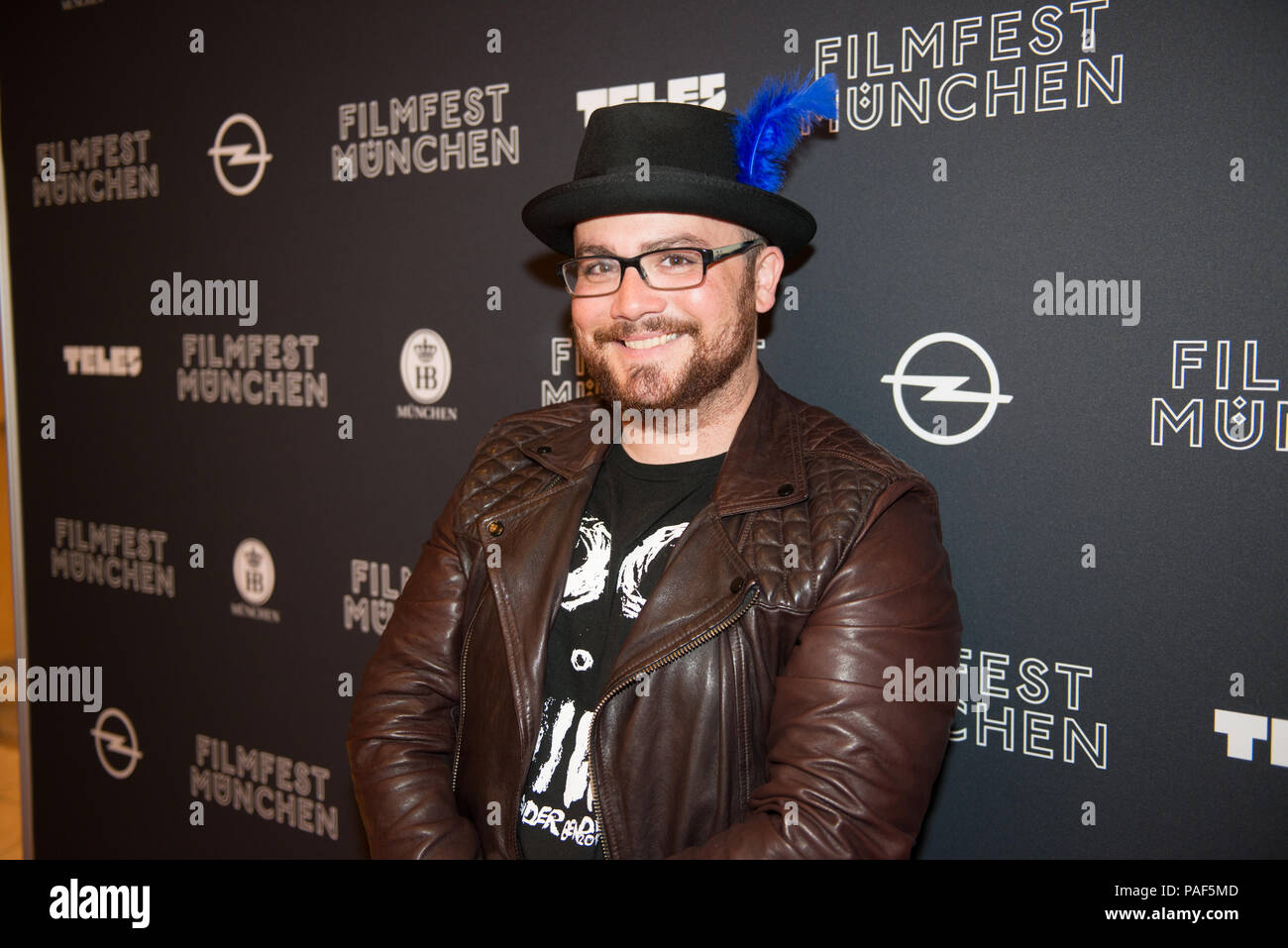 director Gus Krieger seen at Filmfest München 2018 before the screening ...