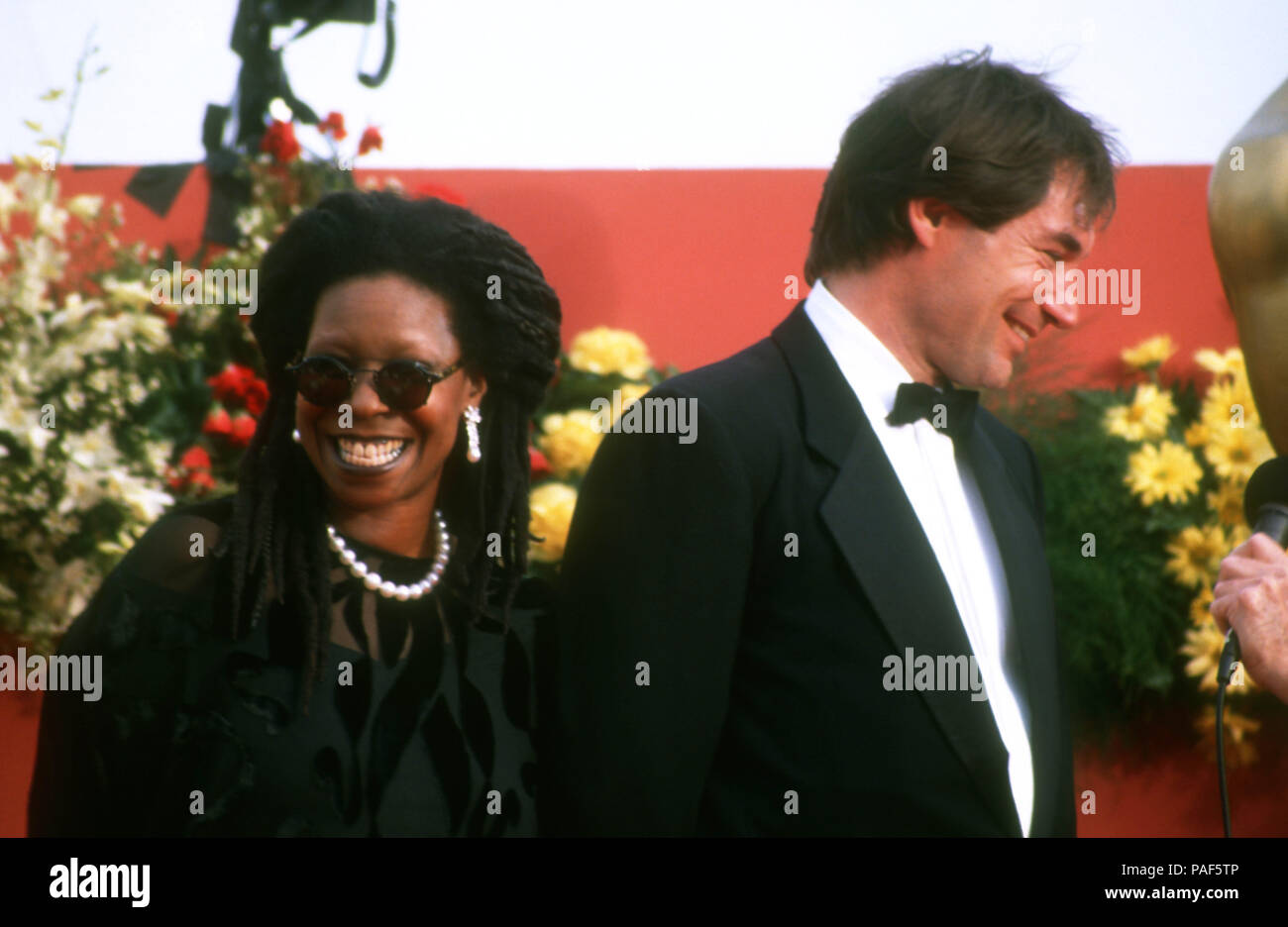 LOS ANGELES, CA - MARCH 30: Actress Whoopi Goldberg and actor Timothy ...
