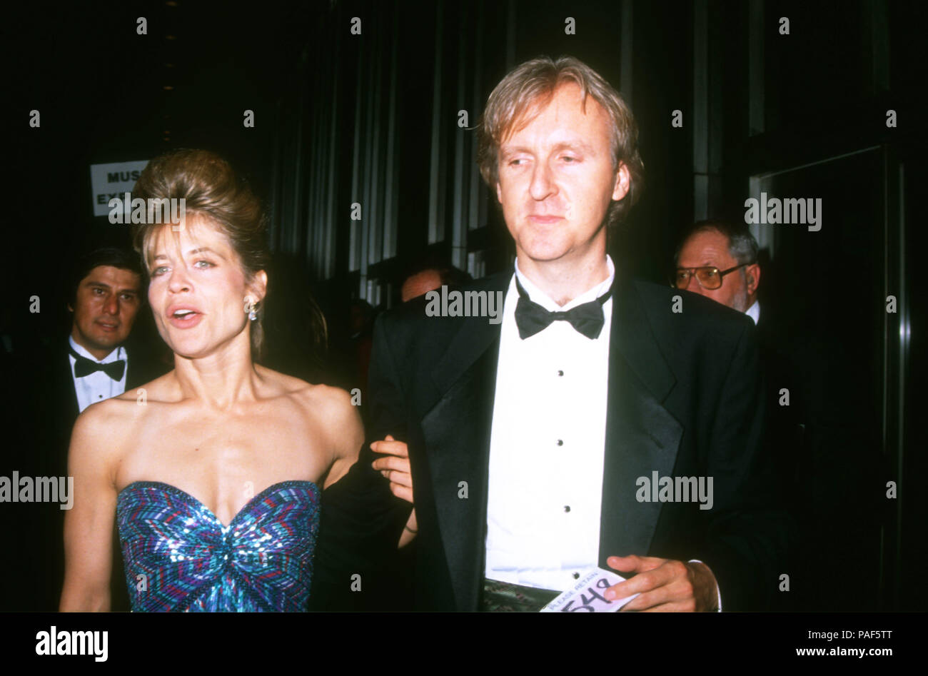 LOS ANGELES, CA - MARCH 30: Actress Linda Hamilton and director James ...