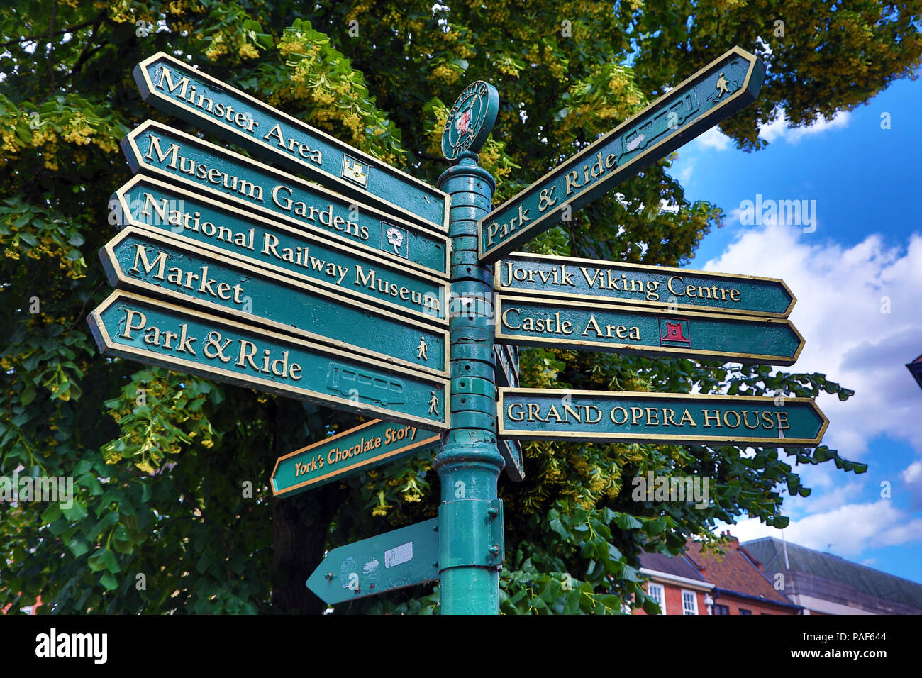 Signpost with directions hi-res stock photography and images - Alamy