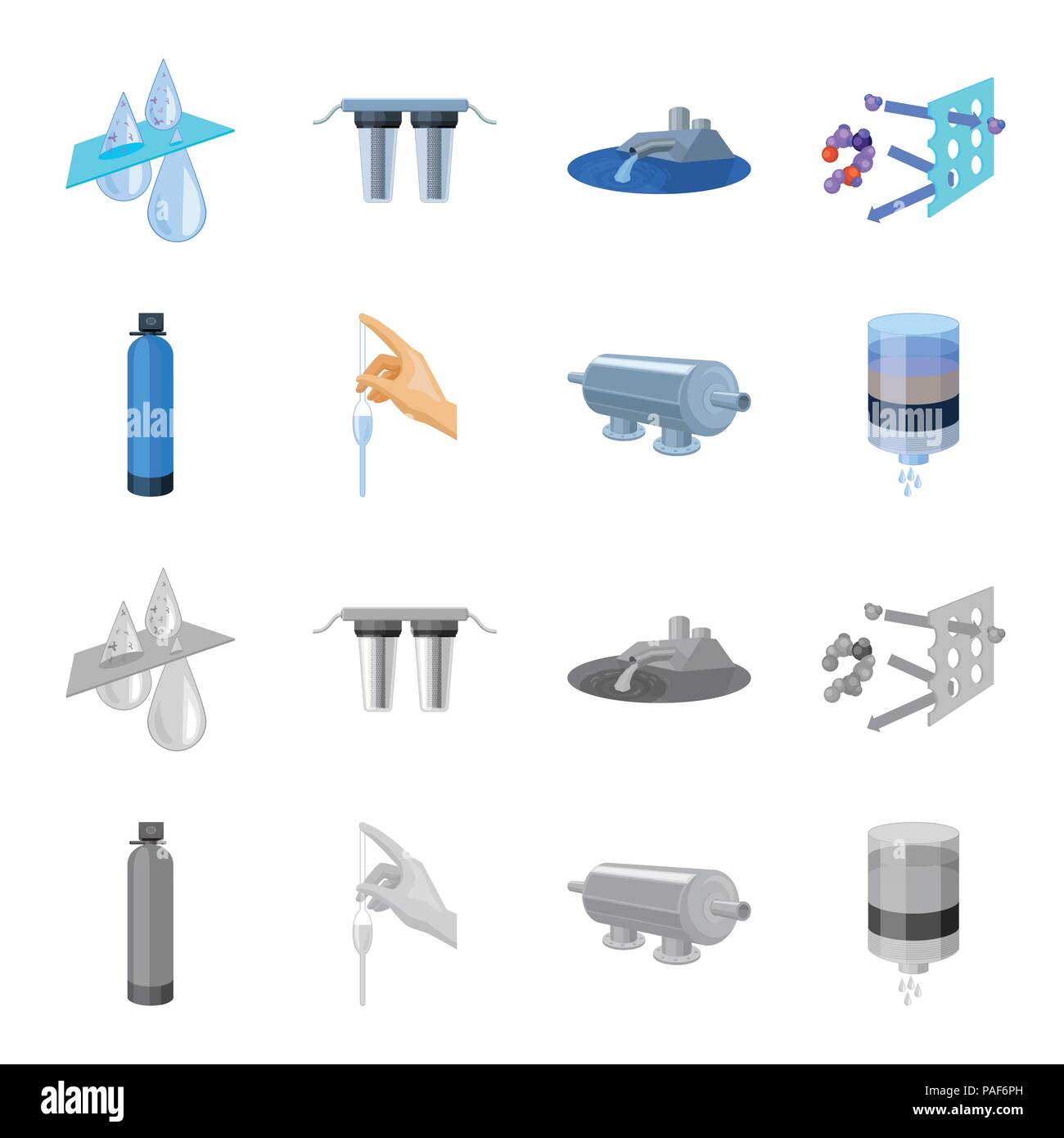 Purification, water, filter, filtration .Water filtration system set ...
