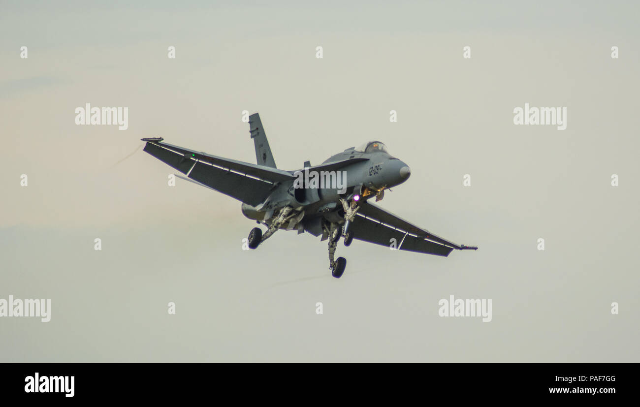 F 18 Hornet multirole fighter aircraft Stock Photo - Alamy