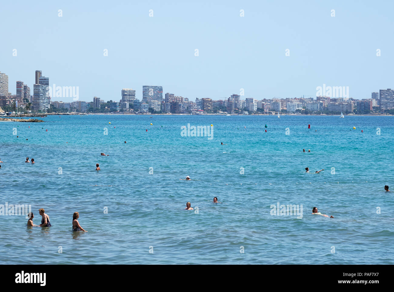 Alicante spain beach resort hi-res stock photography and images - Alamy