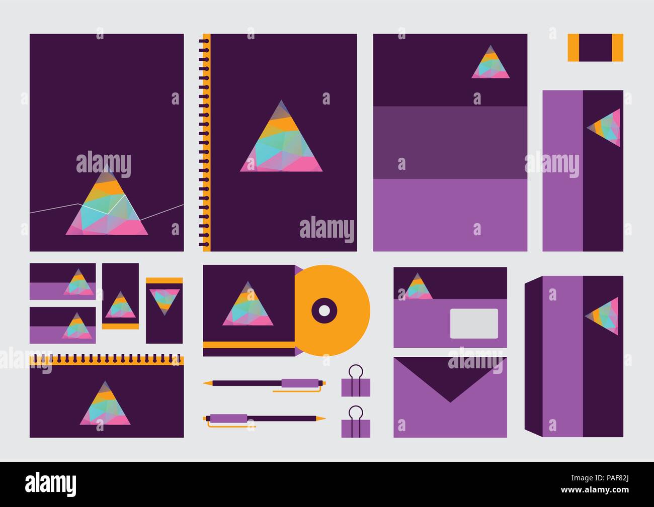 Purple folder design Stock Vector Images - Alamy