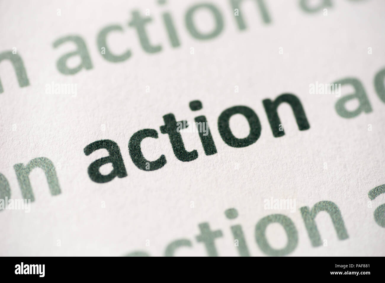 Action words hi-res stock photography and images - Alamy