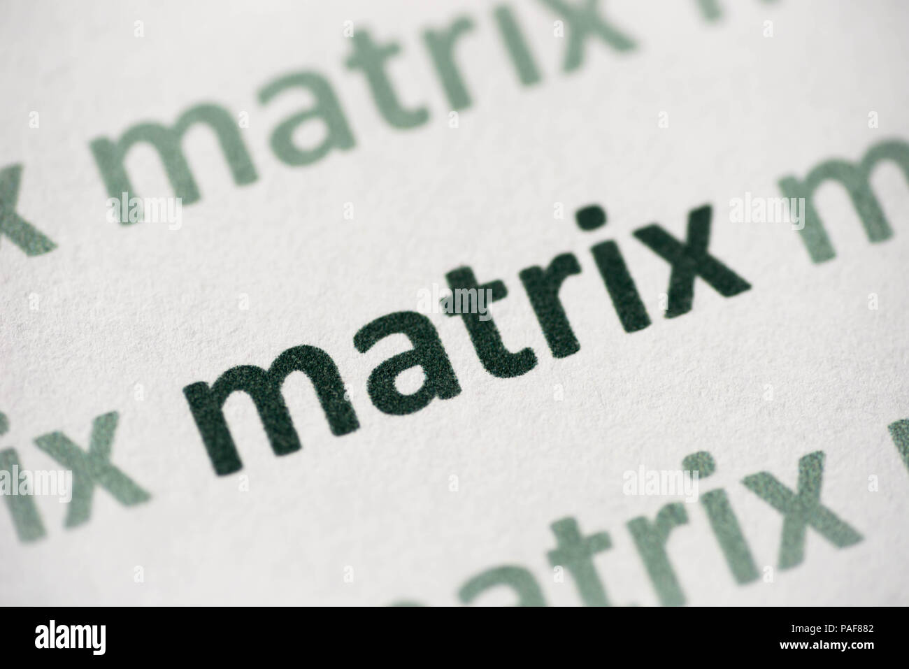 Word matrix hi-res stock photography and images - Alamy