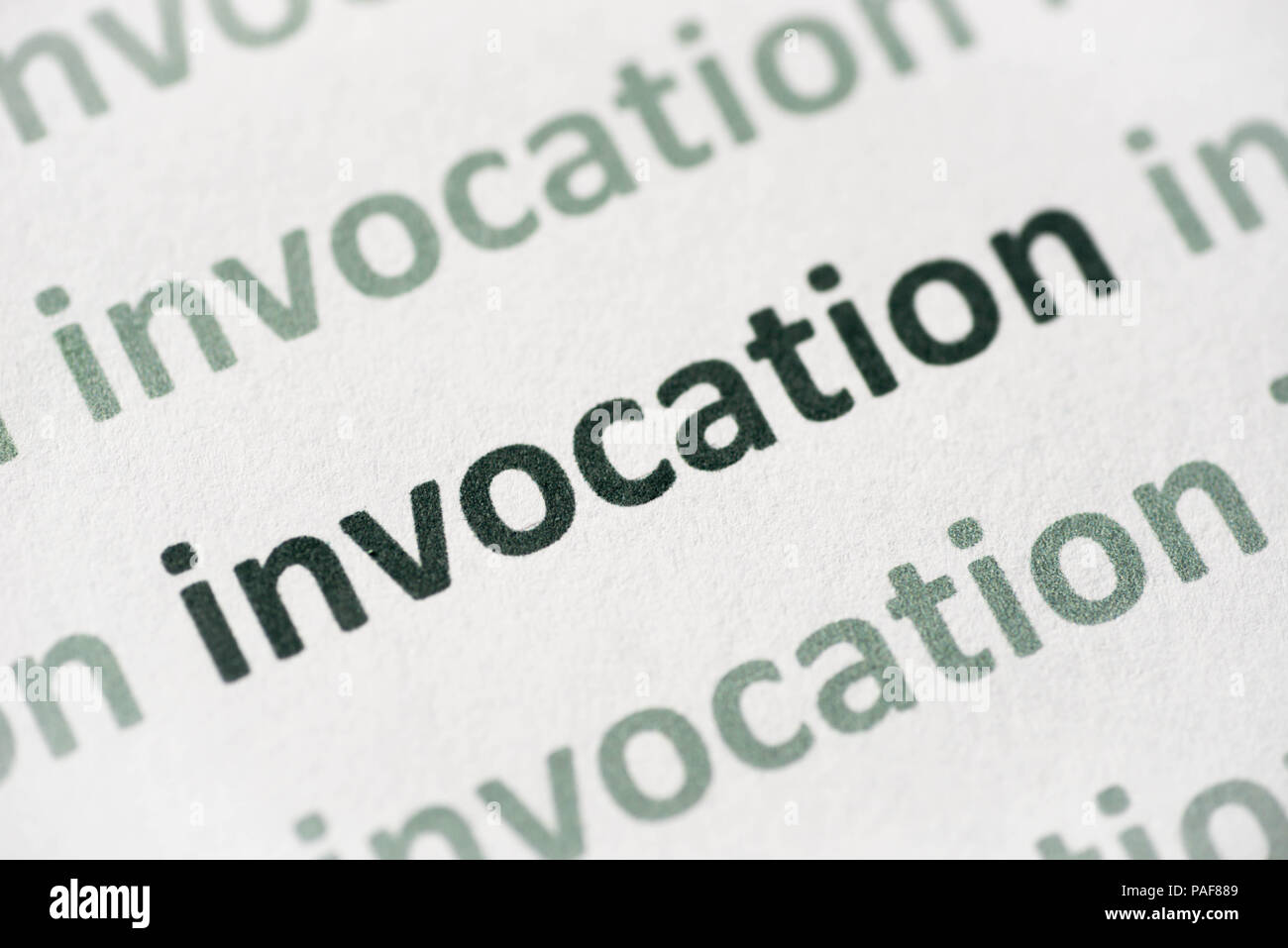 Invocation hi-res stock photography and images - Alamy