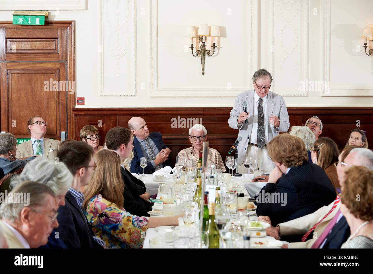 Ferdinand Mount at The Oldie Literary Lunch 17/07/18; ; Simpsons on the ...