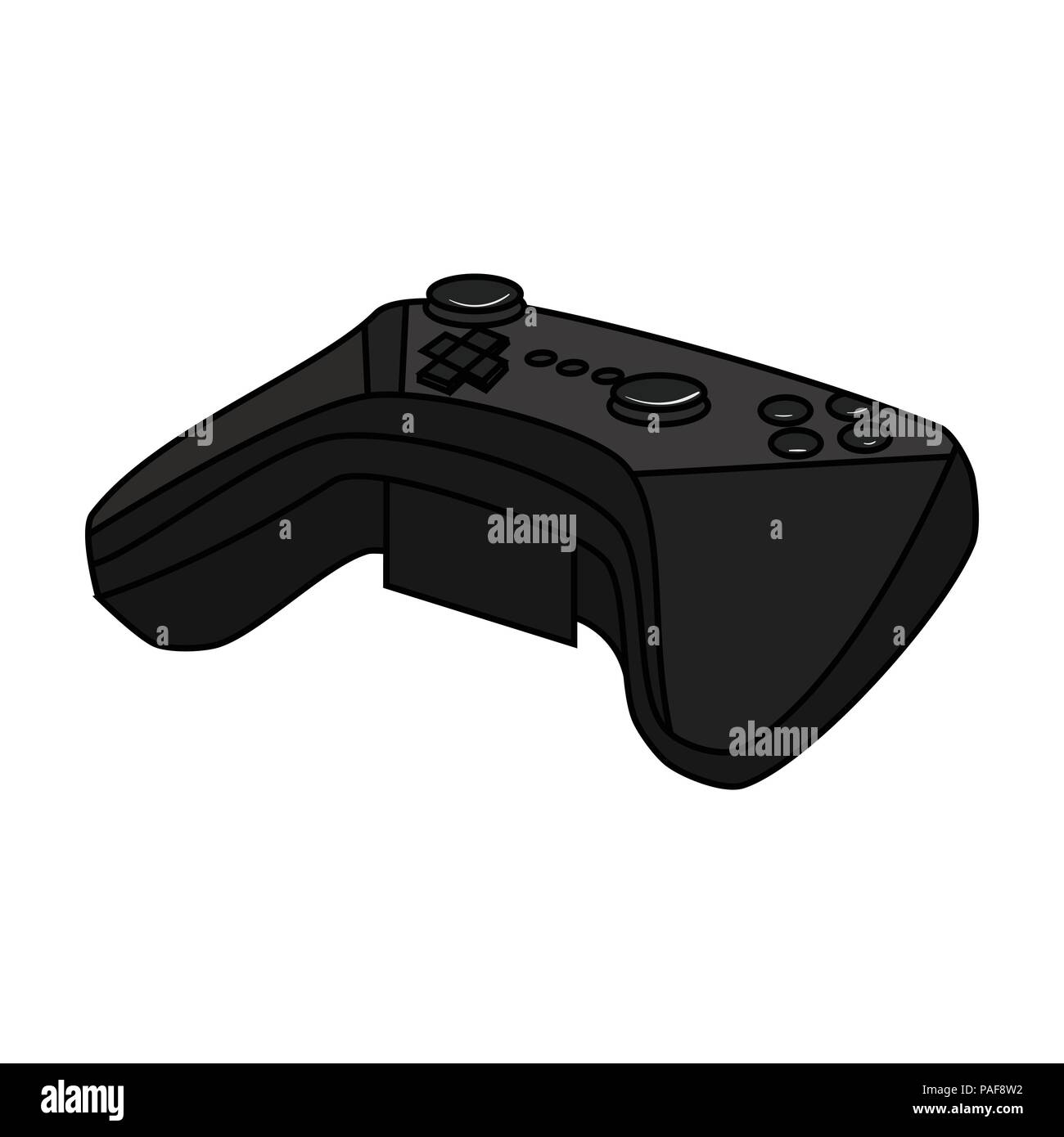 Game controller for the virtual reality icon in cartoon style isolated ...