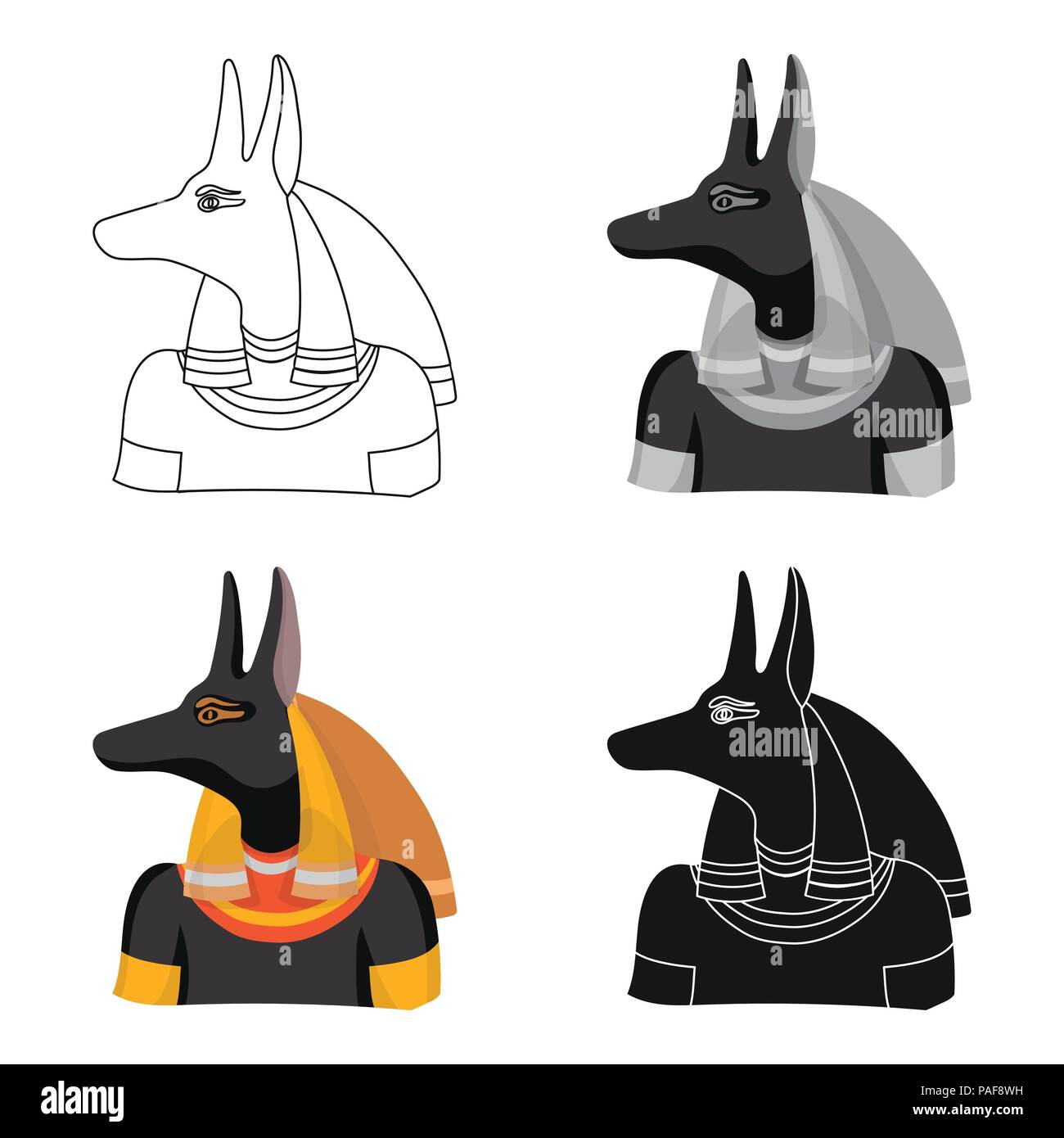 Anubis temple Cut Out Stock Images & Pictures - Alamy