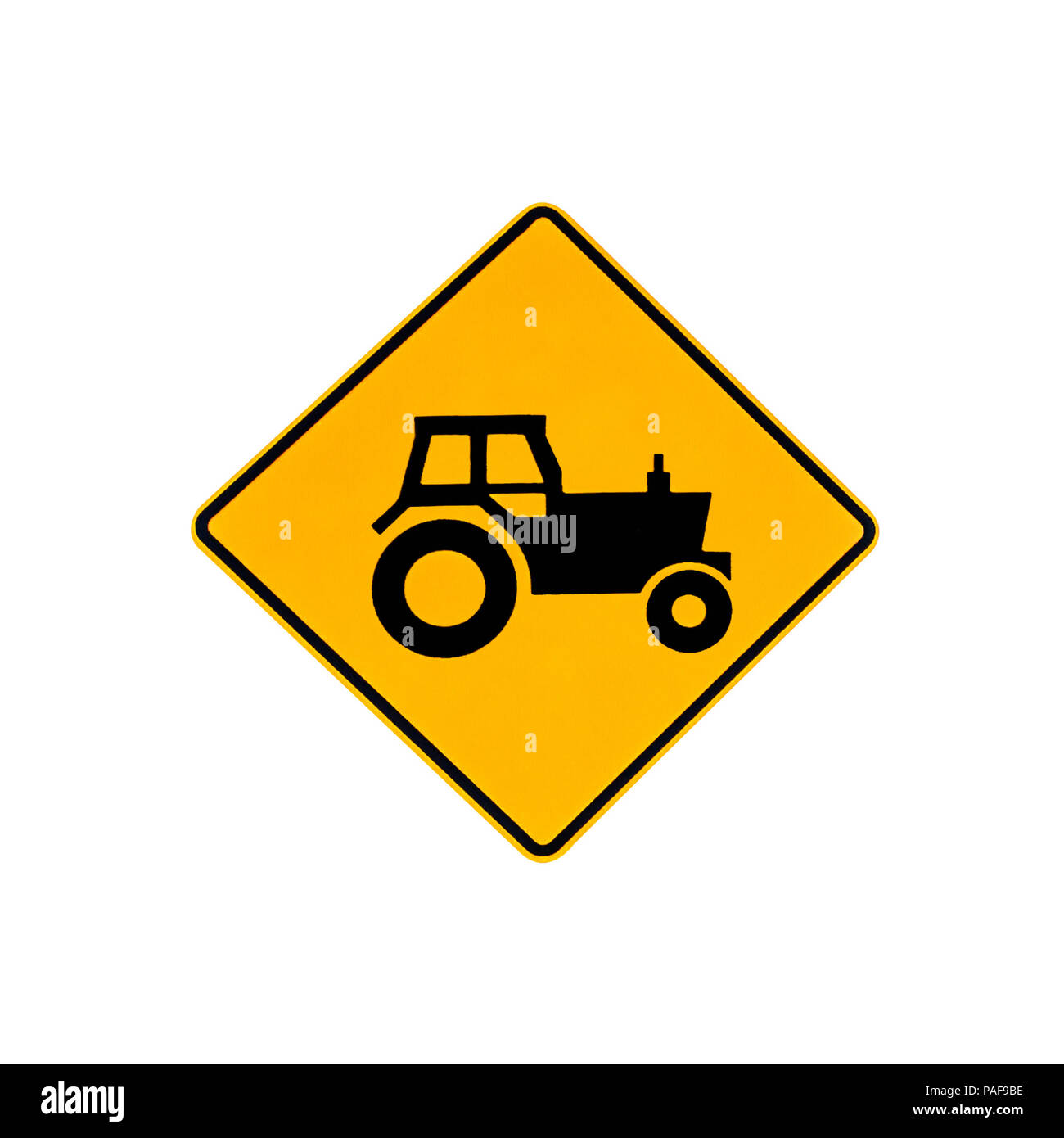 Tractor crossing sign Cut Out Stock Images & Pictures - Alamy