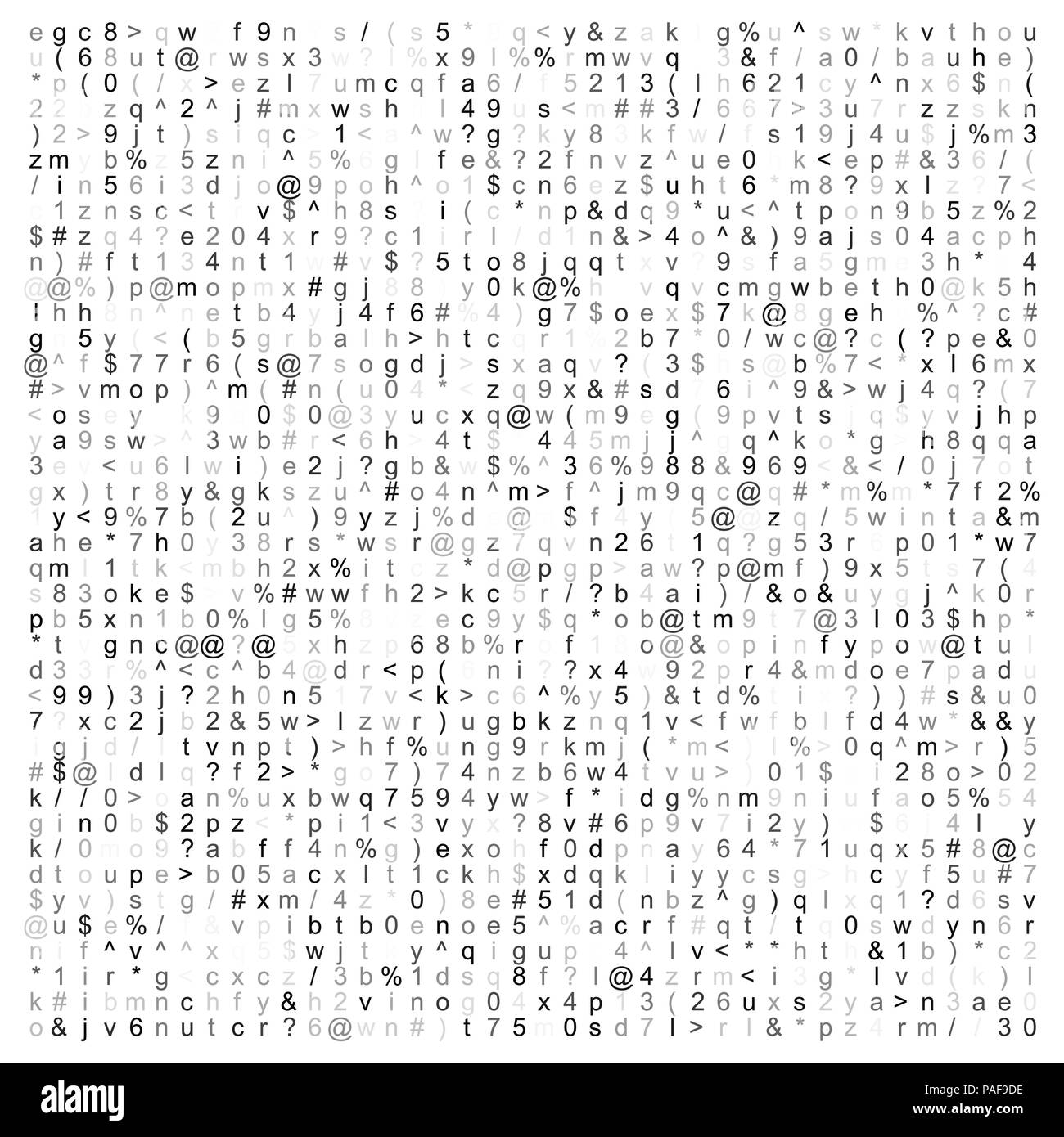 Creative abstract data number Black and White Stock Photos & Images - Alamy