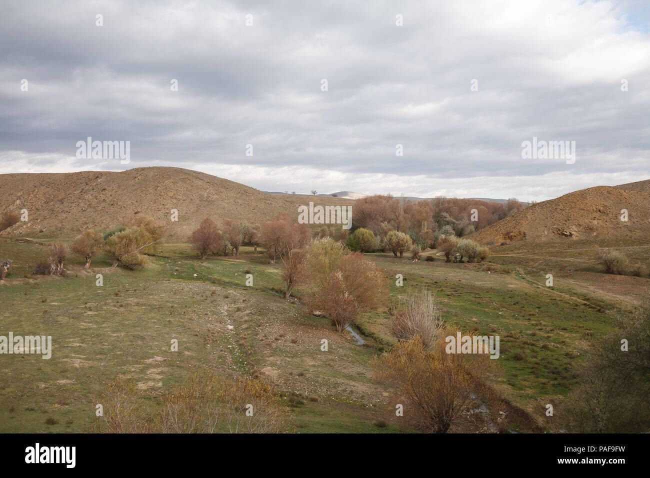 Autumn field landscape in rurral areas of Turkey Stock Photo - Alamy
