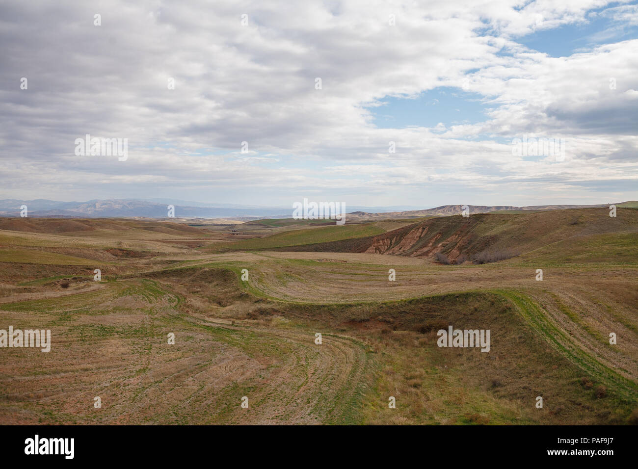 Autumn field landscape in rurral areas of Turkey Stock Photo - Alamy