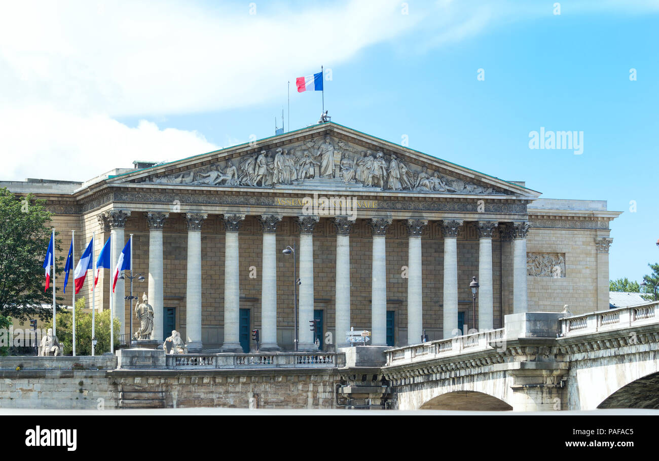 The French national Assembly , Paris, France Stock Photo - Alamy