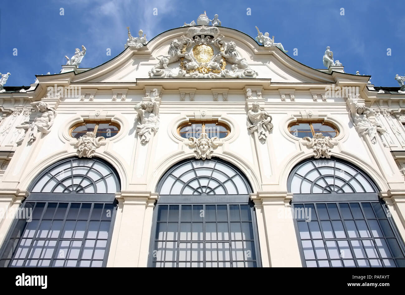 Baroque castle Belvedere in Vienna, Austria Stock Photo - Alamy