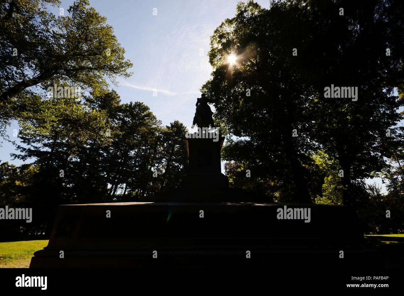 Milan, Italy - July 22, 2018: Equestrian Monument To Napoleon III, By ...