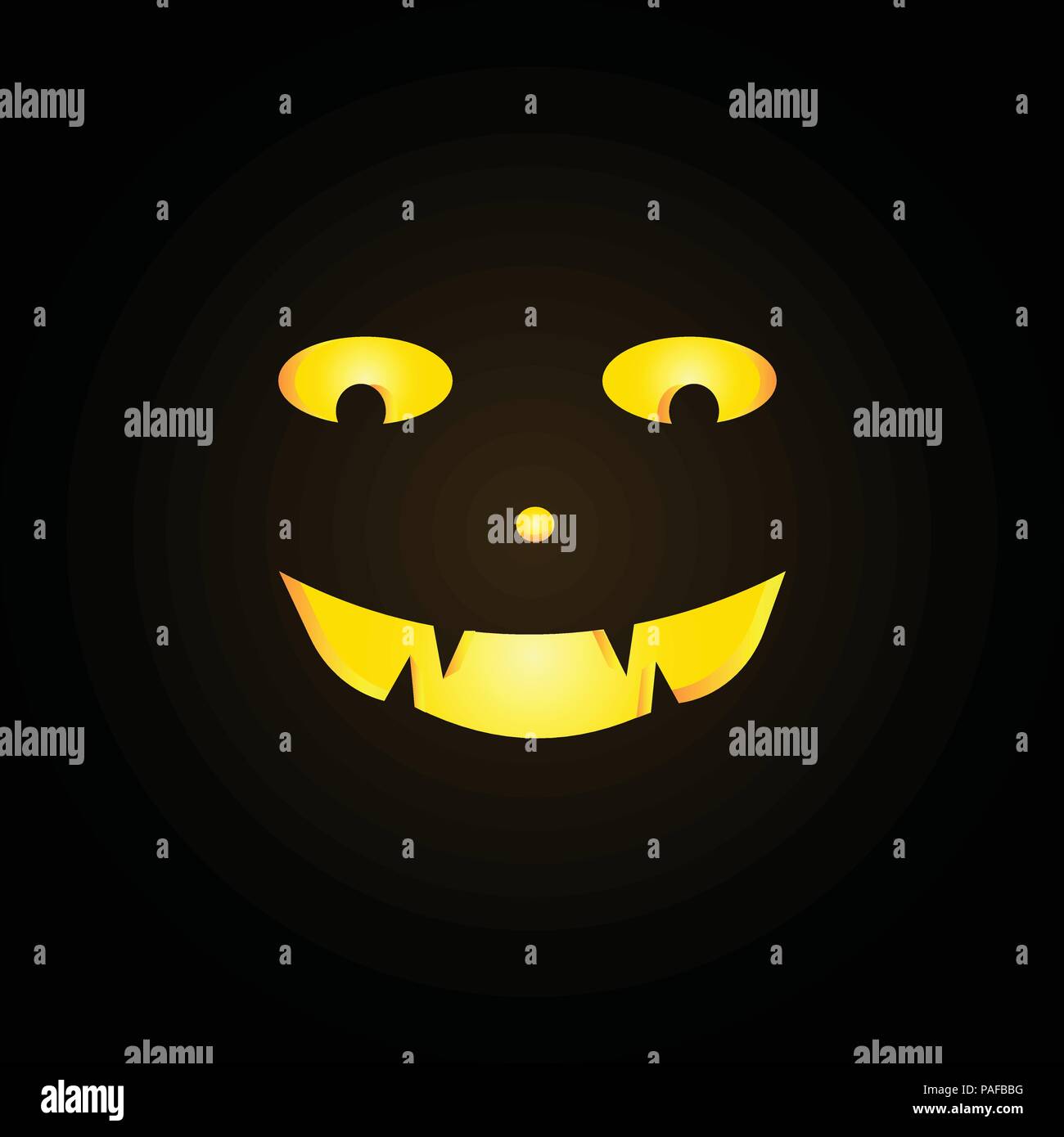 Jack o lantern orange fruit Stock Vector Images - Alamy