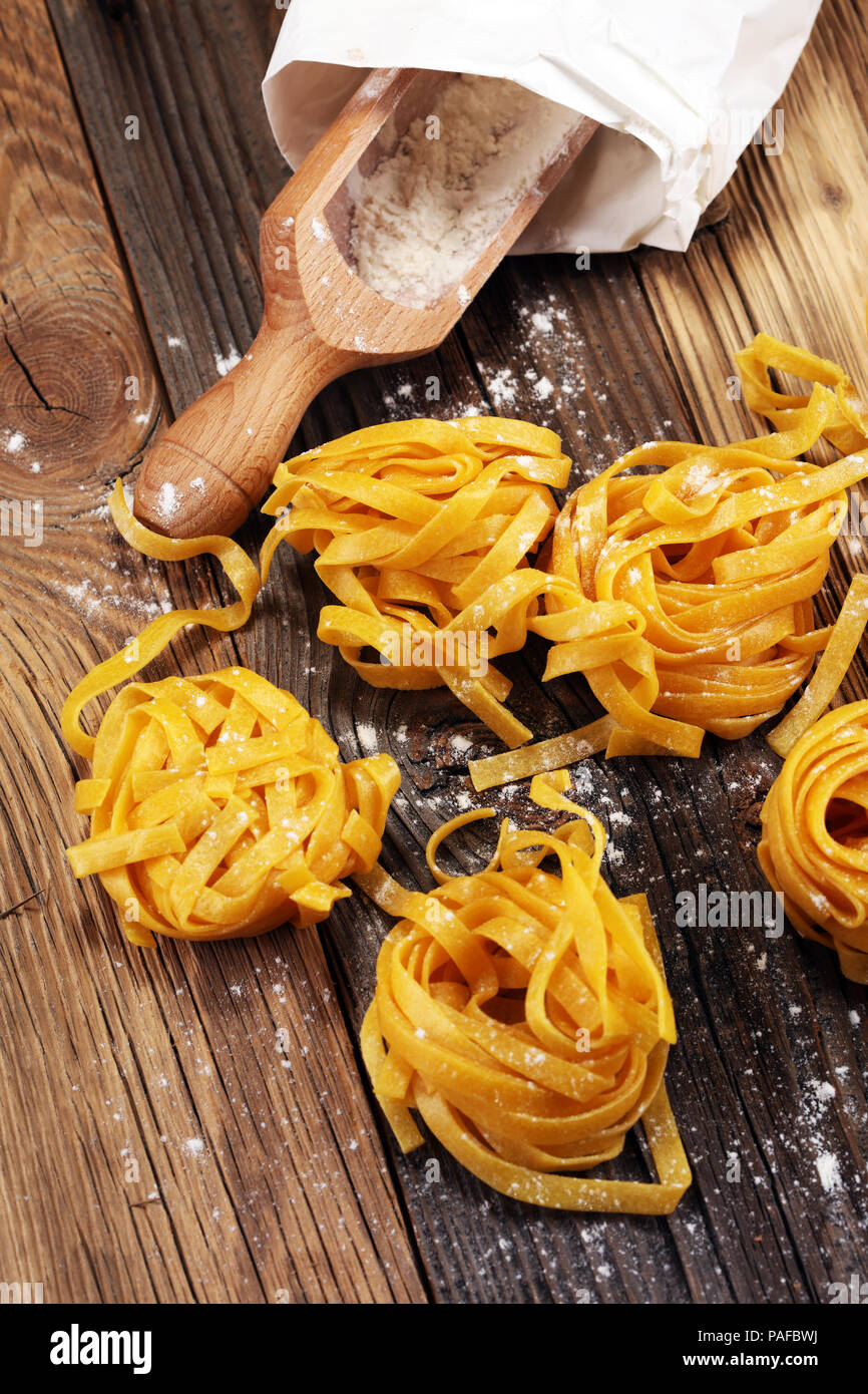 pasta on rustic background. Diet and food concept Stock Photo - Alamy