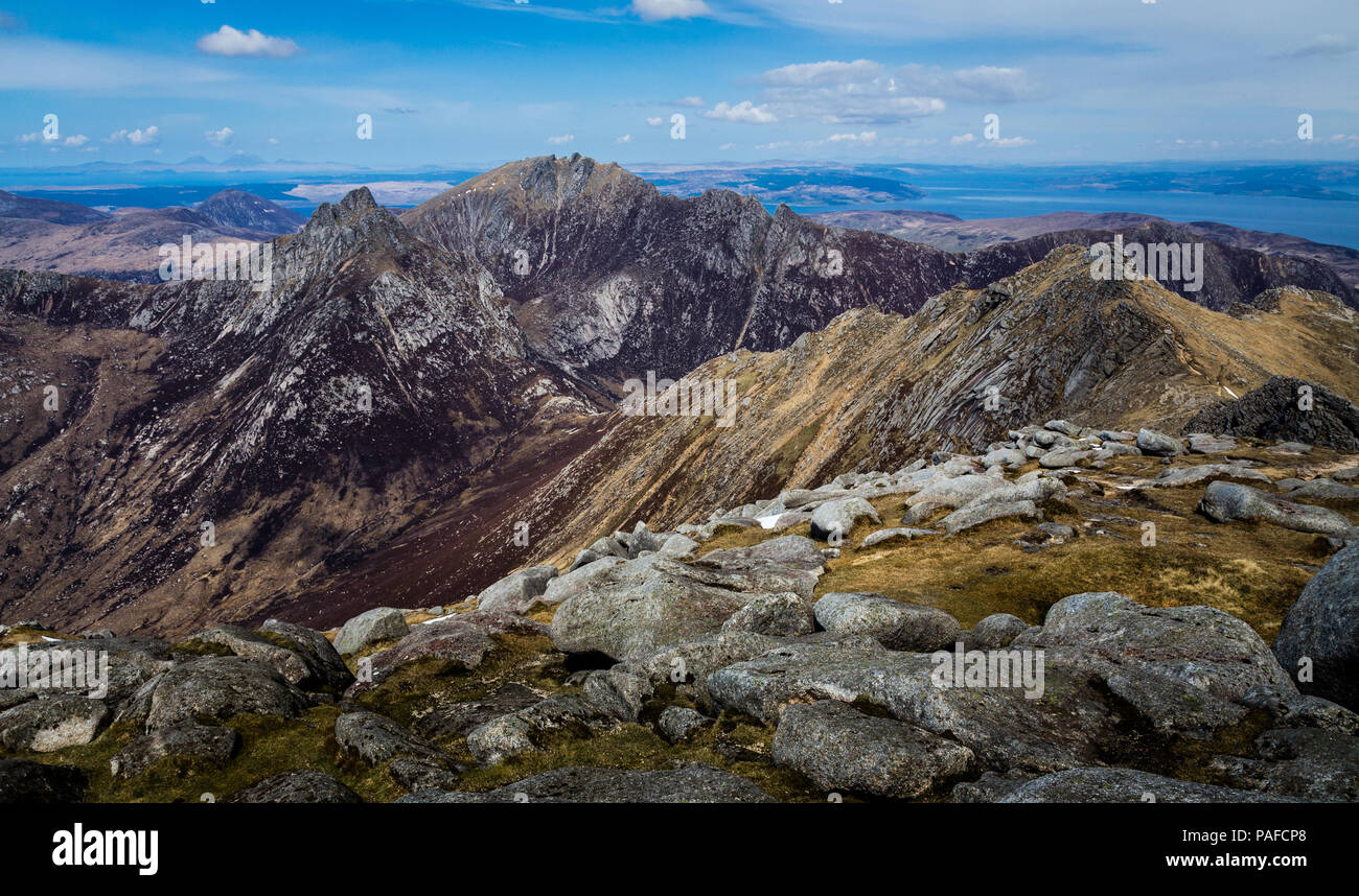 Goatfell peak, Isle of Arran Stock Photo - Alamy
