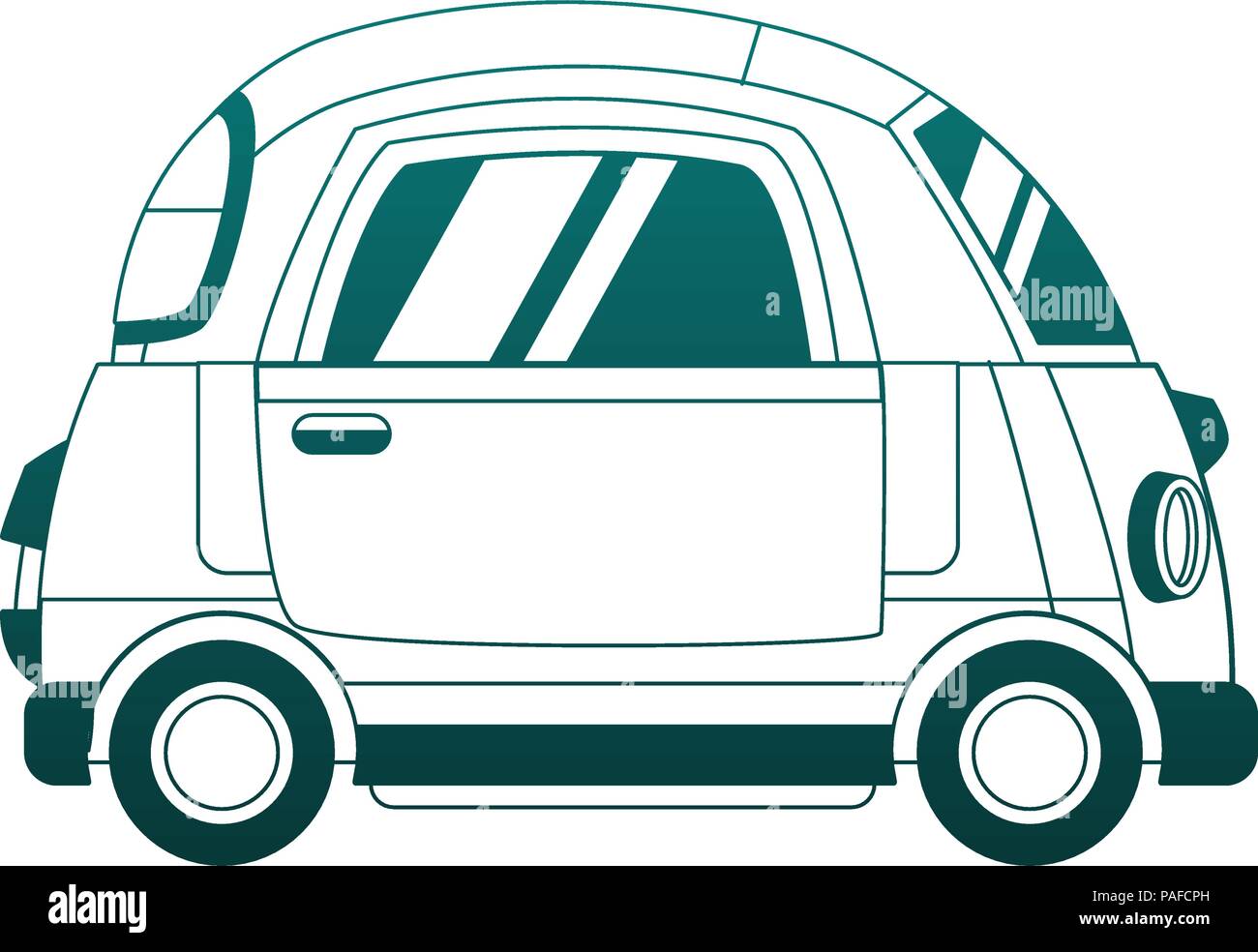 Funny small car cartoon vector illustration graphic design Stock Vector ...