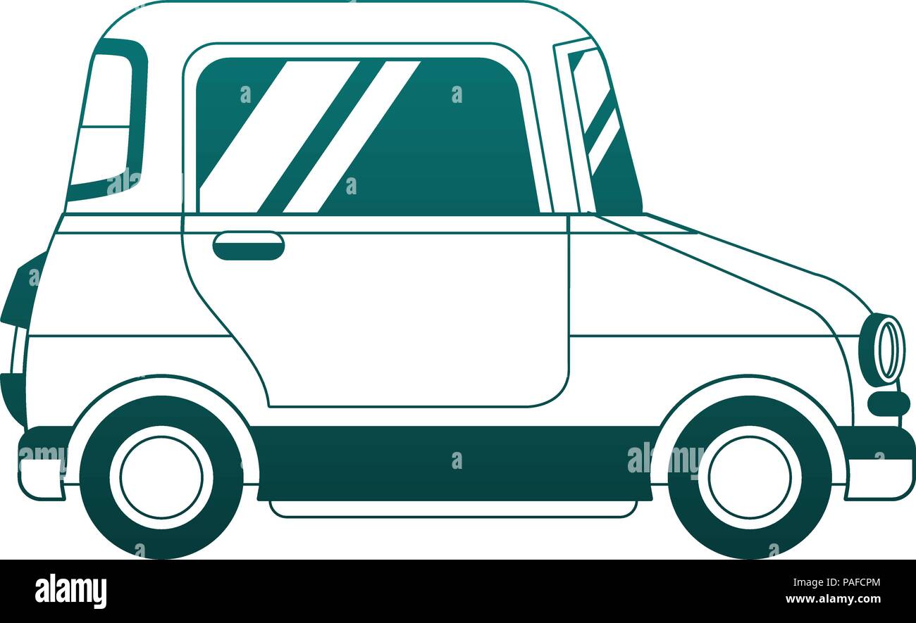 Funny small car cartoon vector illustration graphic design Stock Vector ...