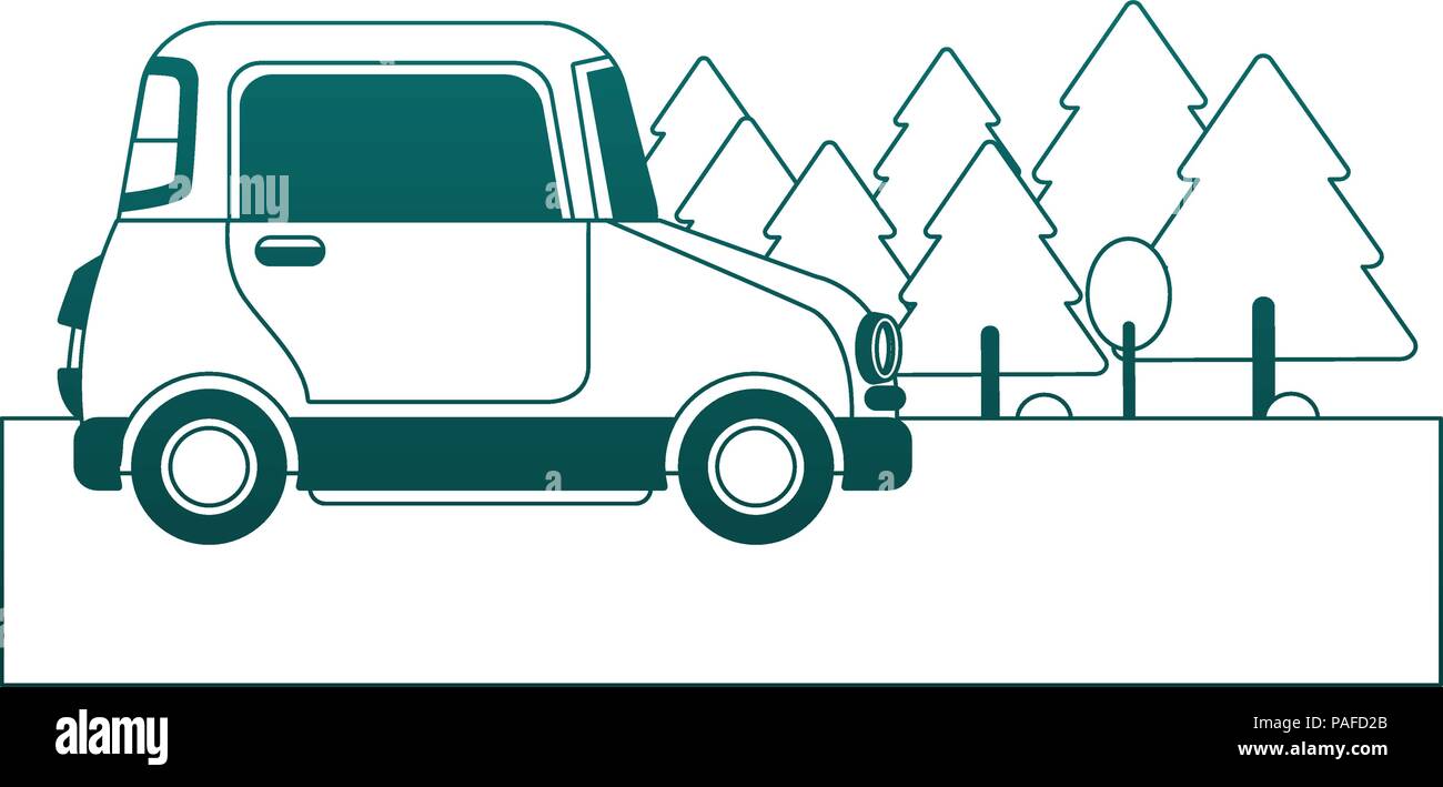 Riding open car Stock Vector Images - Alamy