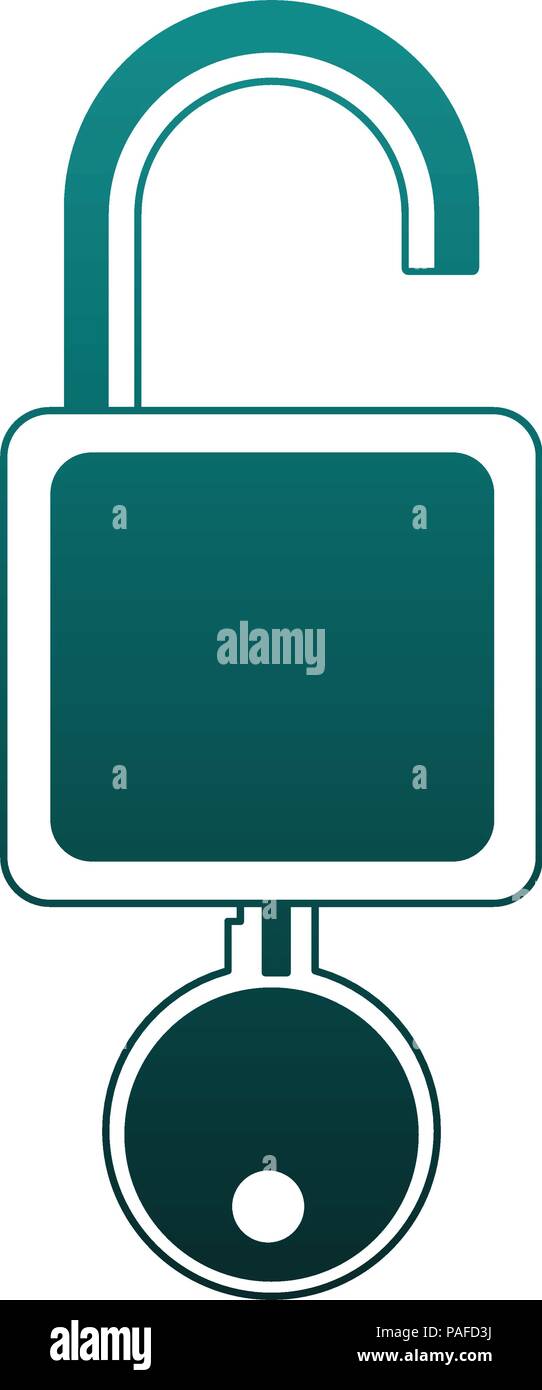 Key inside padlock vector illustration graphic design Stock Vector ...