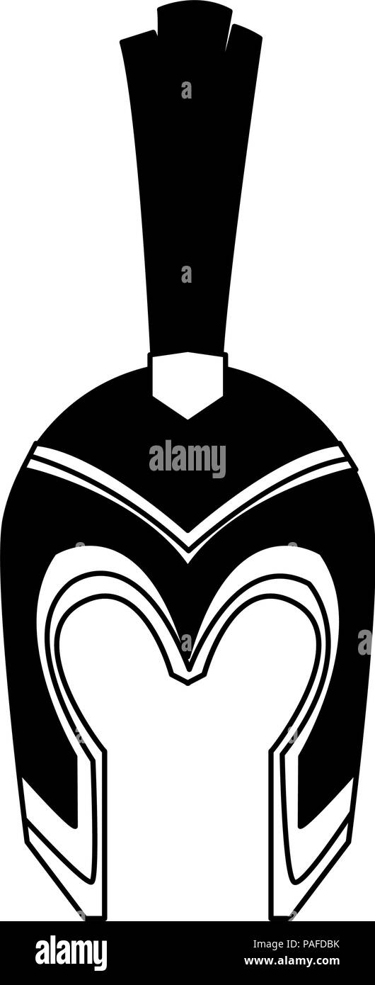 Medieval warrior helmet vector illustration graphic design Stock Vector ...