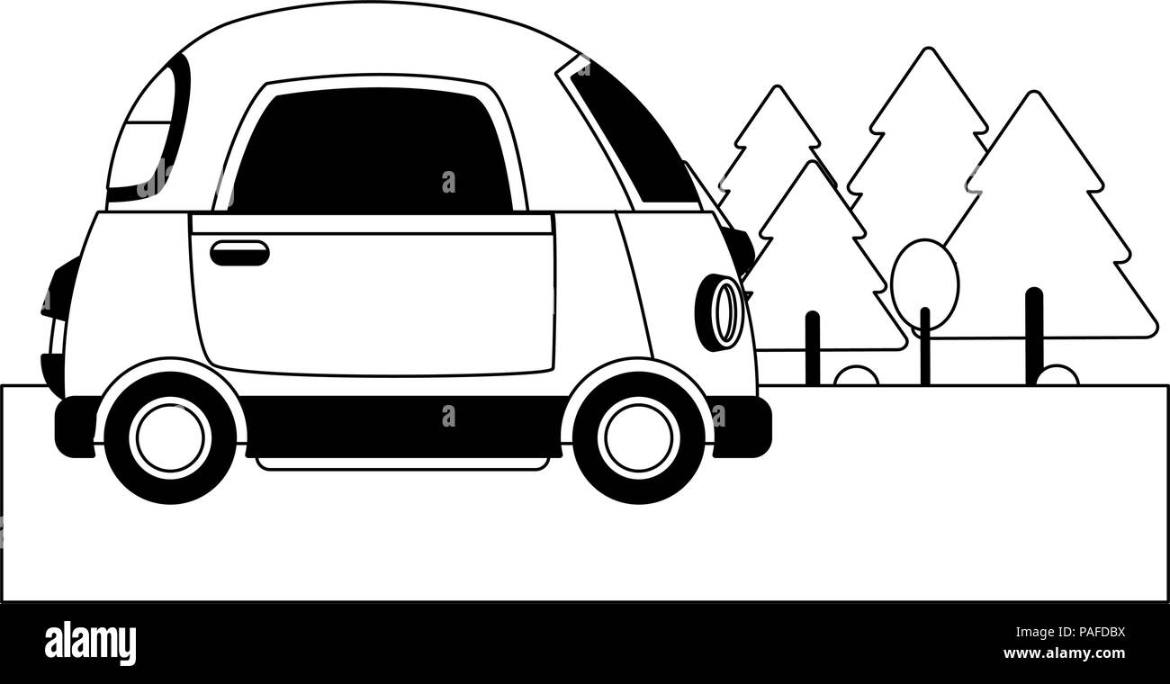 Riding open car Stock Vector Images - Alamy