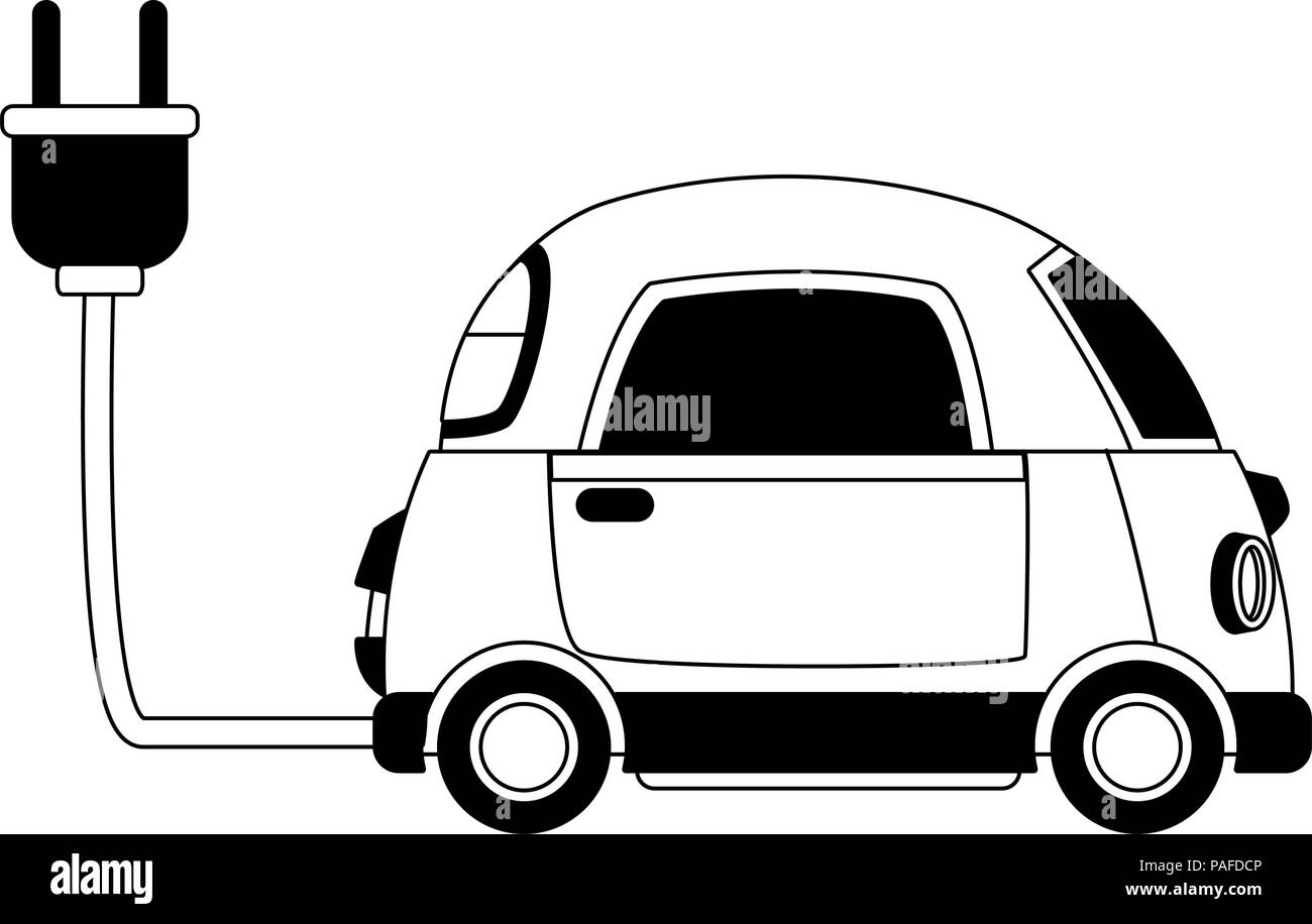 Electric car isolated vector illustration graphic design Stock Vector ...