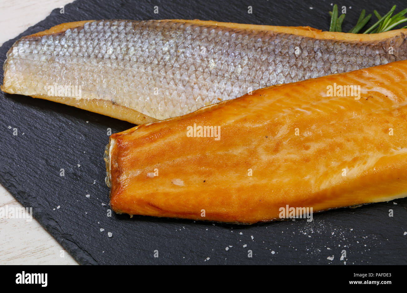 Smoked salted Whitefish with spices Stock Photo - Alamy