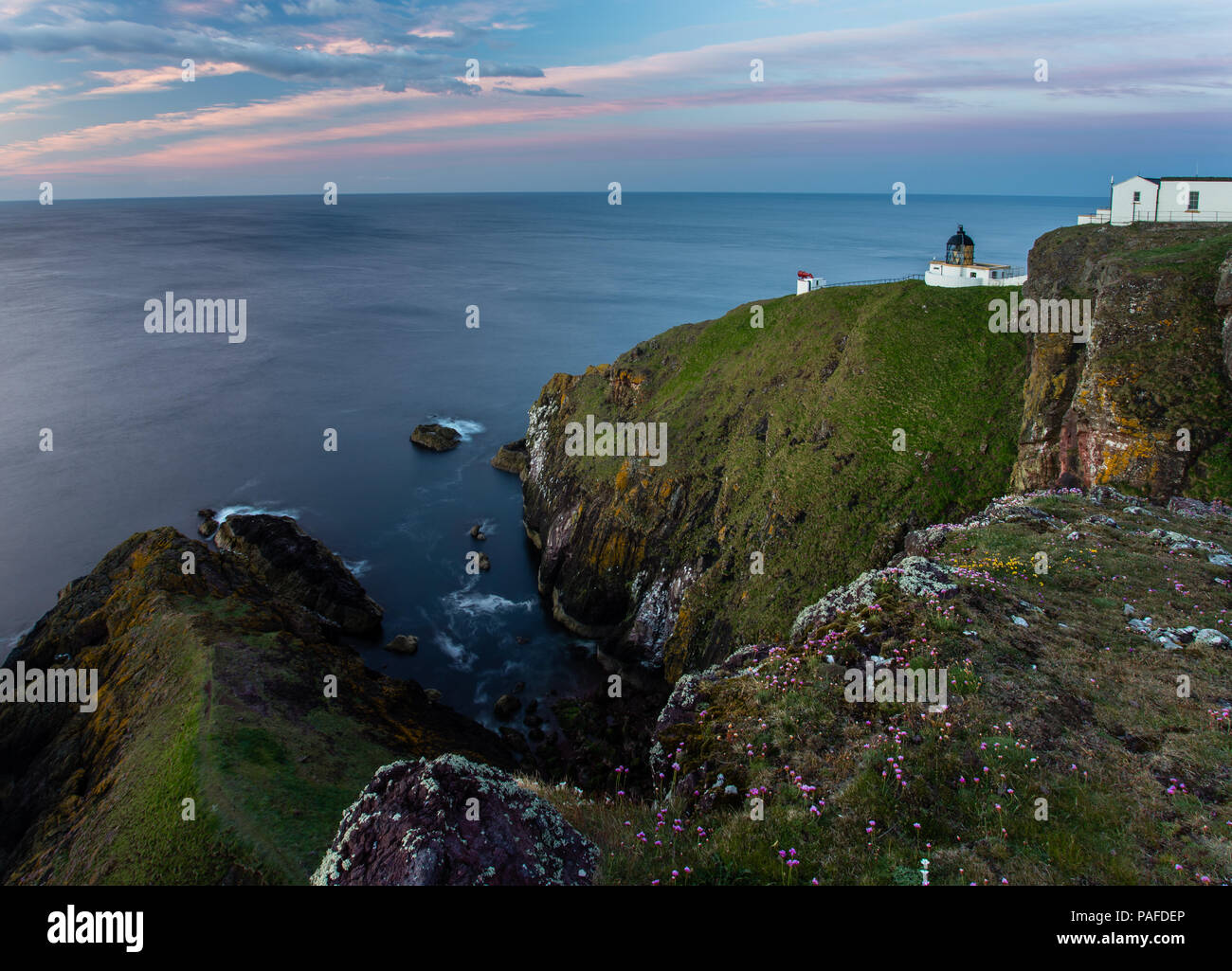 St abbs lighthouse berwickshire scotland hi-res stock photography and images - Alamy