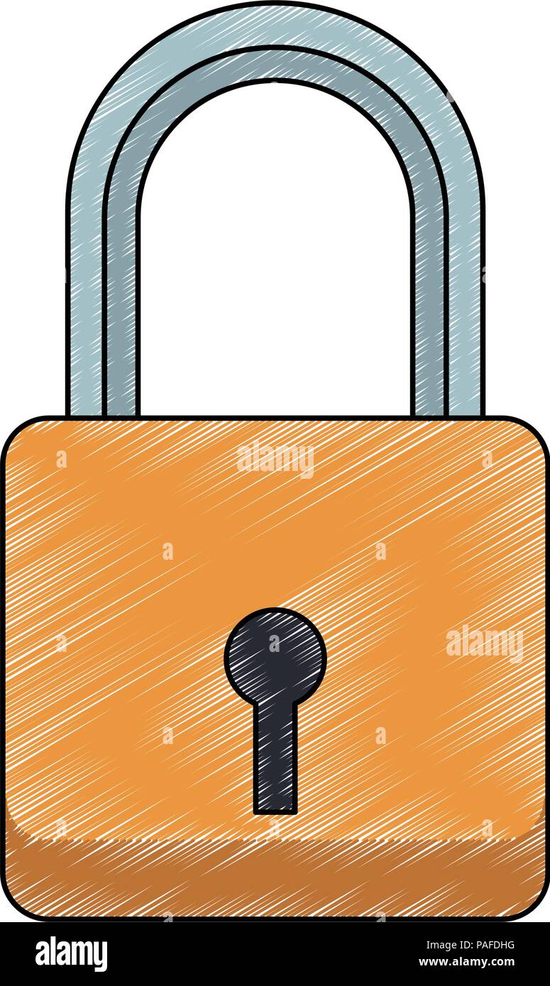 Padlock security device vector illustration graphic design Stock Vector ...