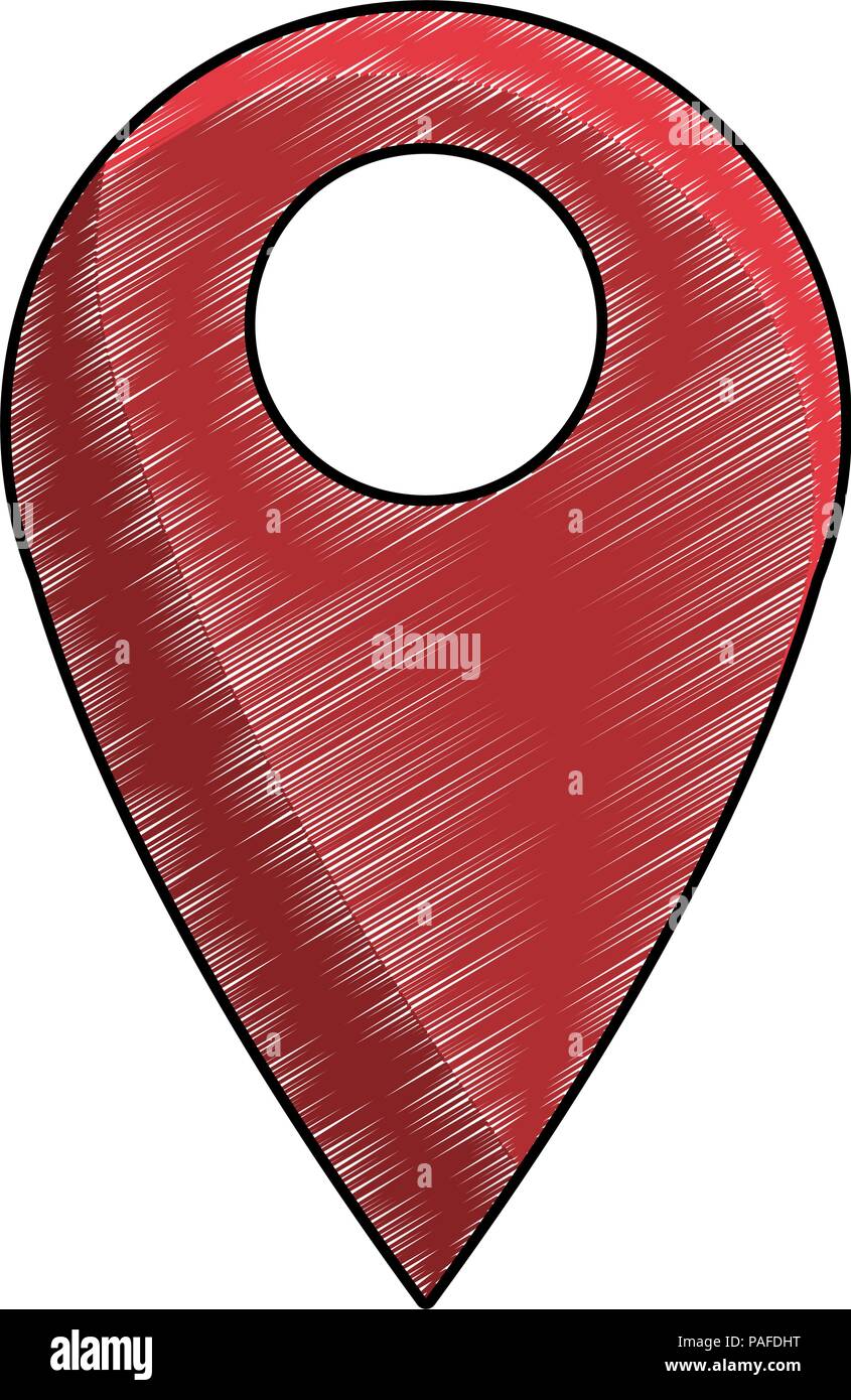 GPS location pin vector illustration graphic design Stock Vector Image ...