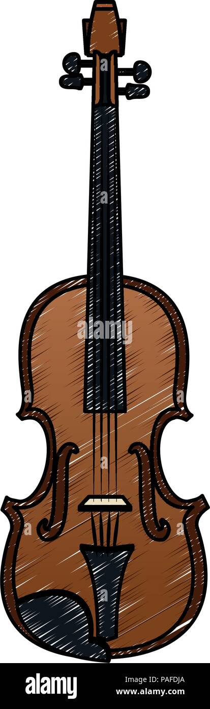 Violin music instrument vector illustration graphic design Stock Vector ...