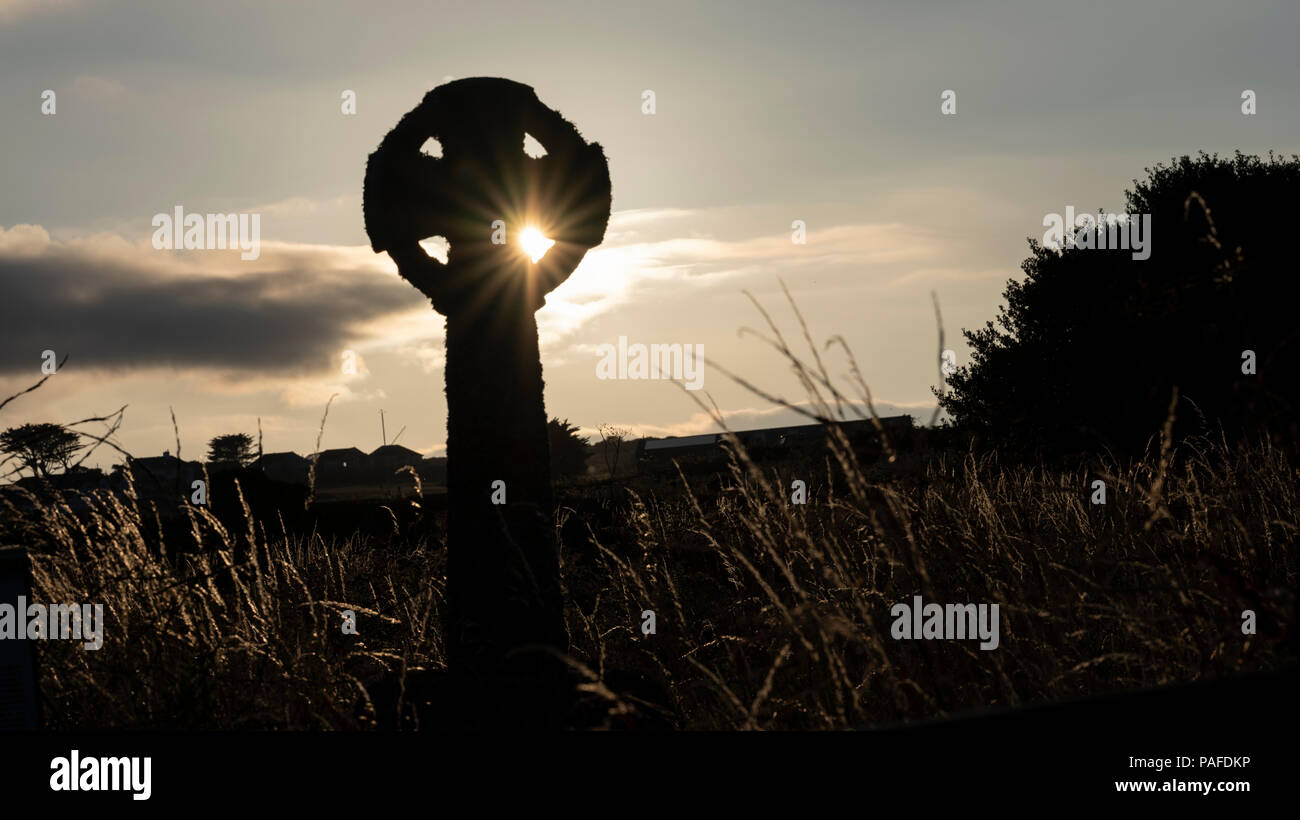Cornish Celtic Granite Cross High Resolution Stock Photography and ...