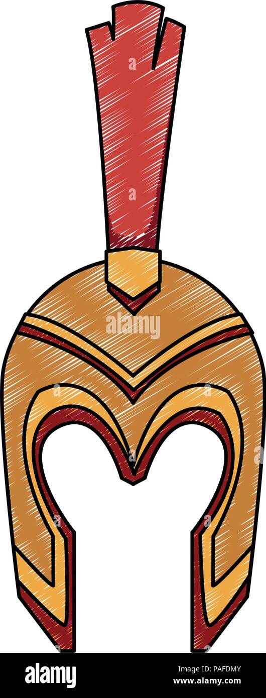 Medieval warrior helmet vector illustration graphic design Stock Vector ...