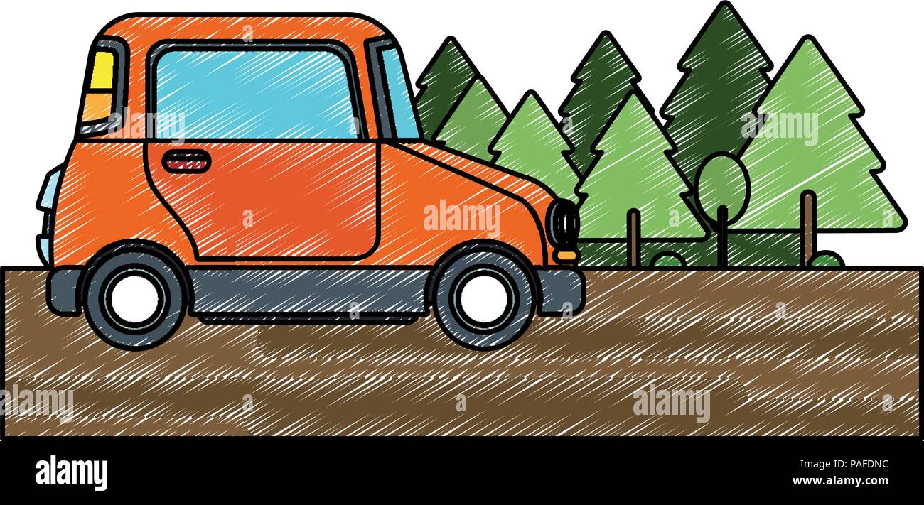 Riding open car Stock Vector Images - Alamy